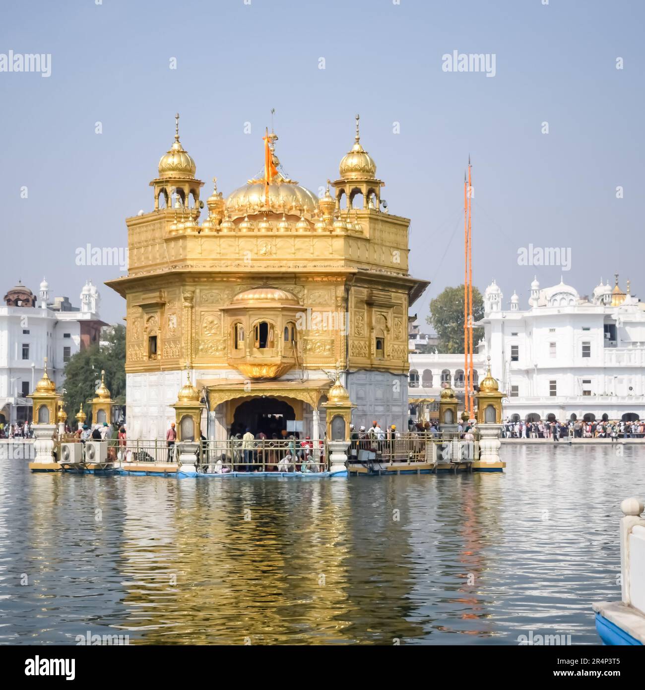 Beautiful view of Golden Temple (Harmandir Sahib) in Amritsar, Punjab ...