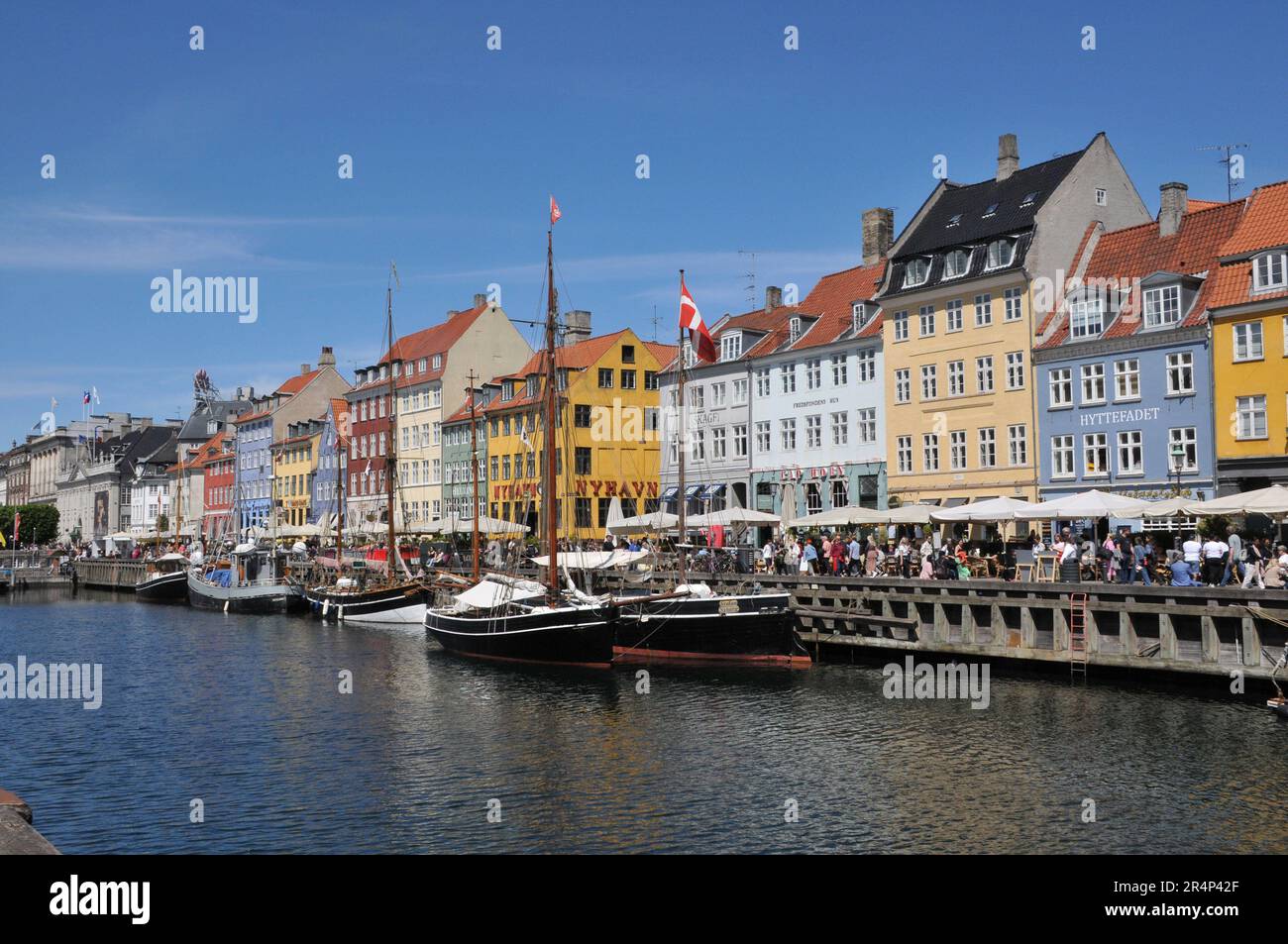 29 May 2023/ Travel and royal run sport fans summer day life at Nyhavn ...
