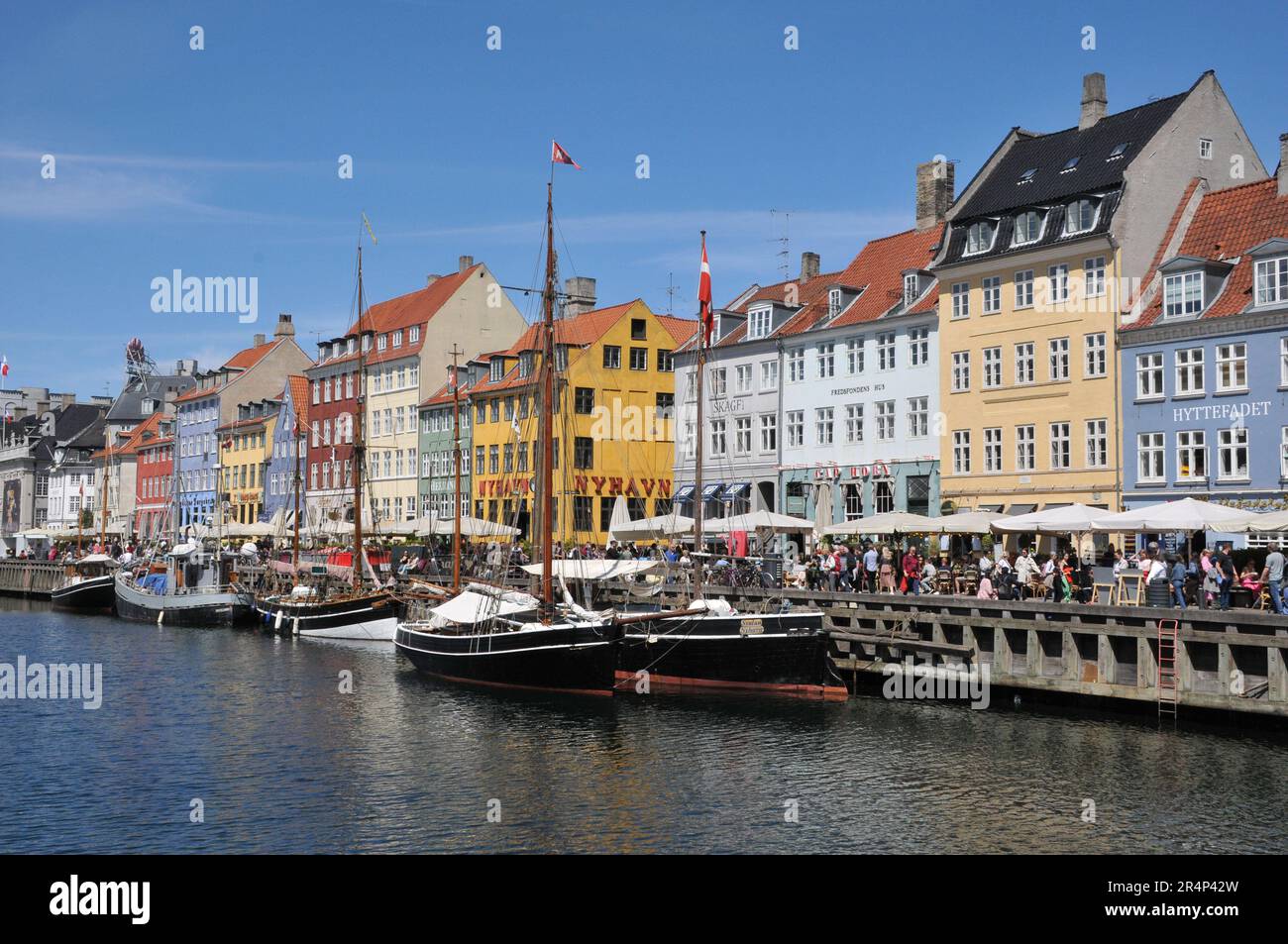 29 May 2023/ Travel and royal run sport fans summer day life at Nyhavn ...
