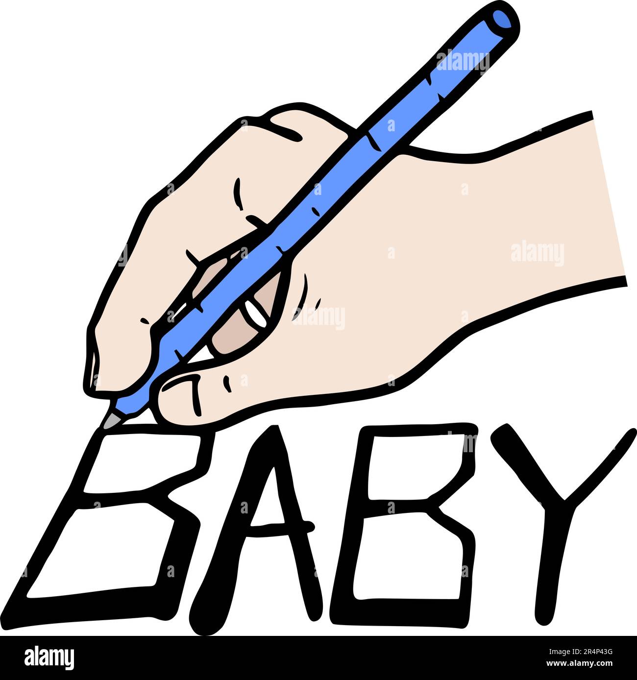 Drawing hand Stock Vector Images - Alamy