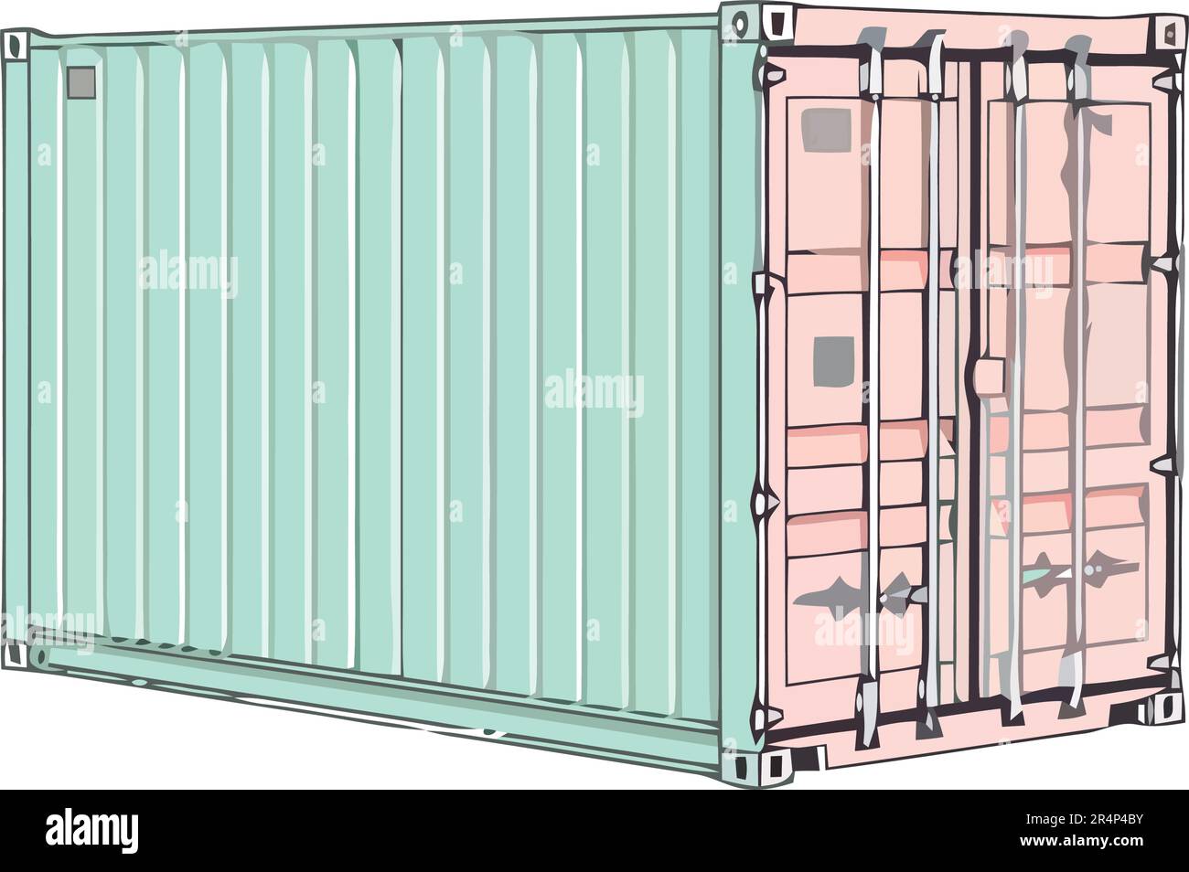 Cargo ship delivering steel Stock Vector Images - Alamy