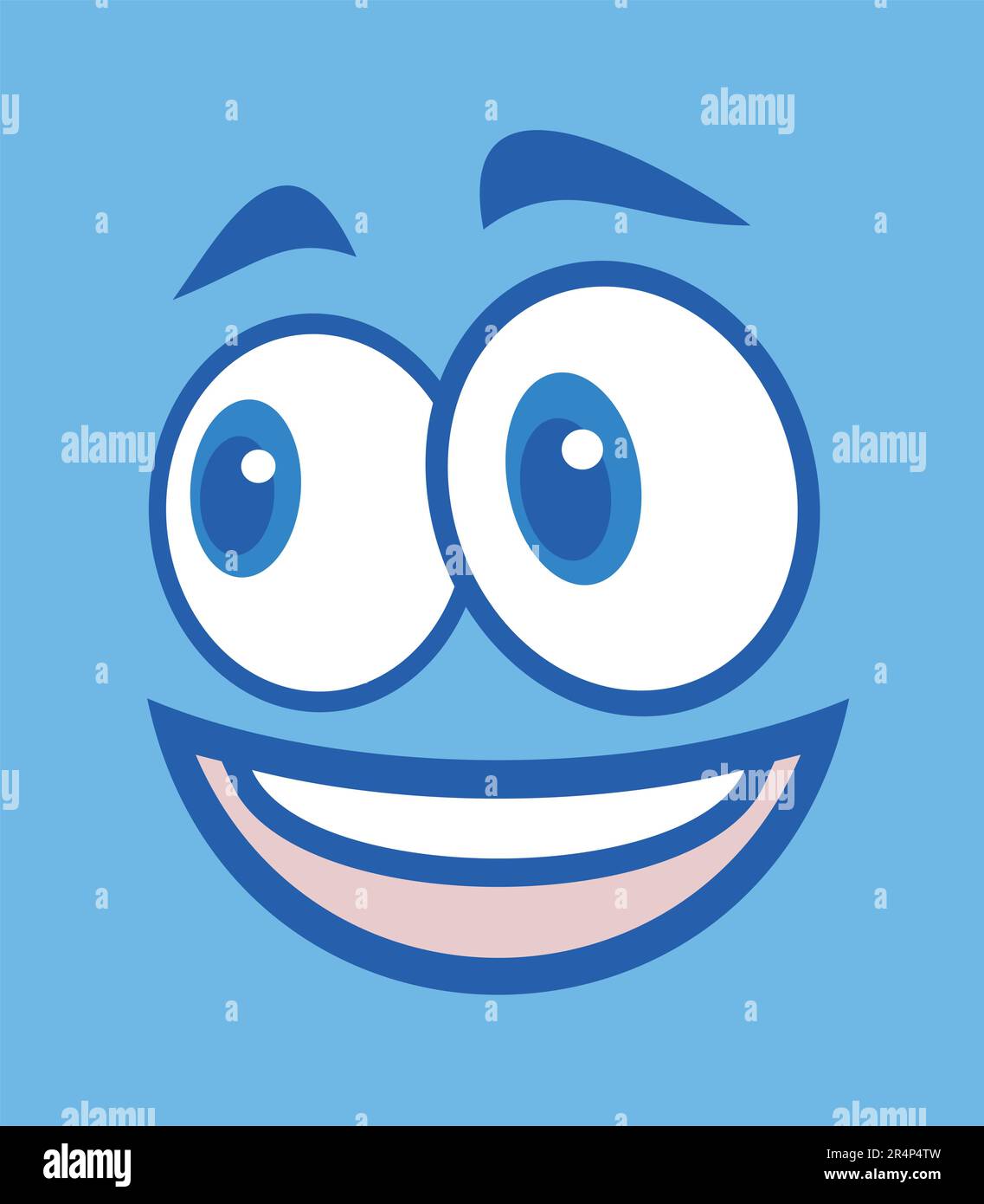 Design of face flat draw Stock Vector Image & Art - Alamy