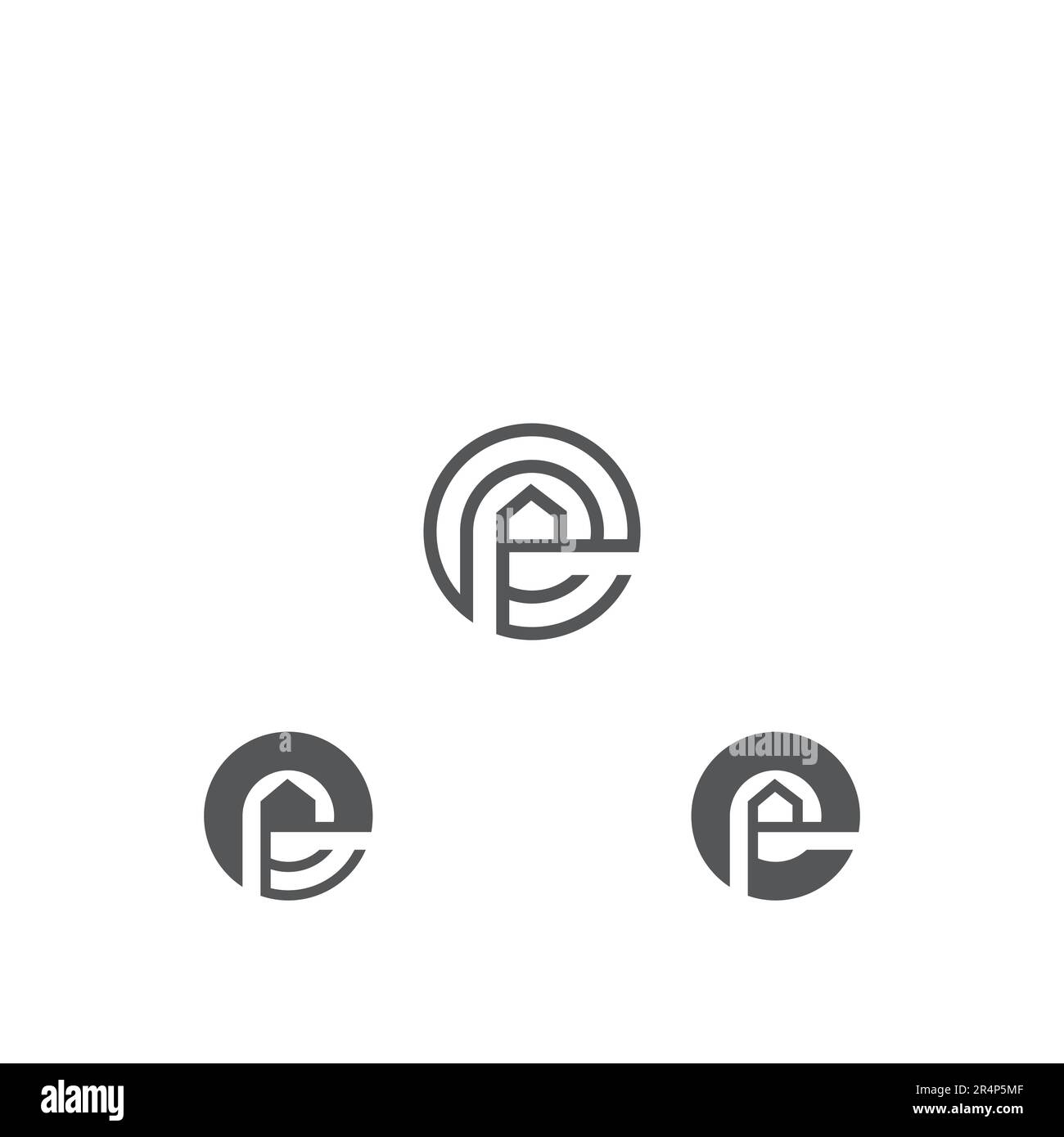Alphabet letters Initials Monogram logo EP, PE, E and P Stock Vector ...