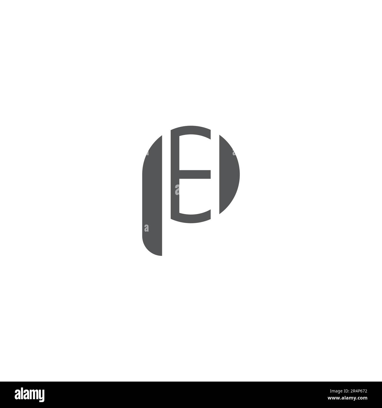Alphabet letters Initials Monogram logo EP, PE, E and P Stock Vector ...