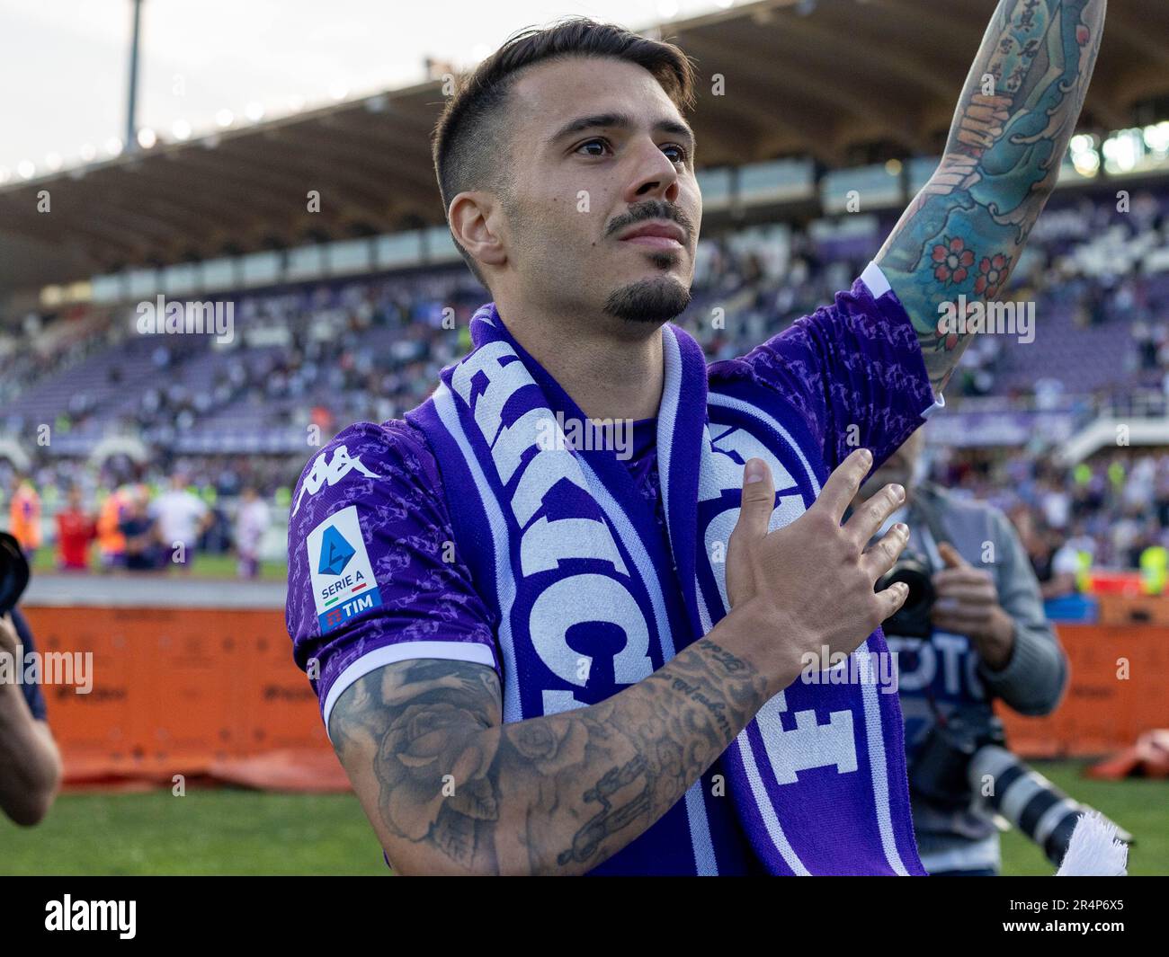 Artemio Franchi stadium, Florence, Italy, May 27, 2023, Lorenzo Venuti ...
