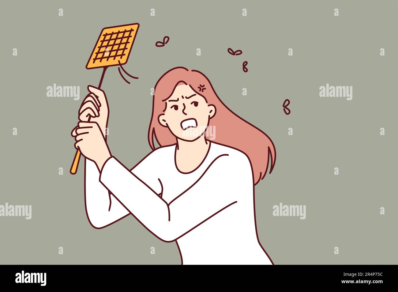 Electric flyswatter Stock Vector Images - Alamy