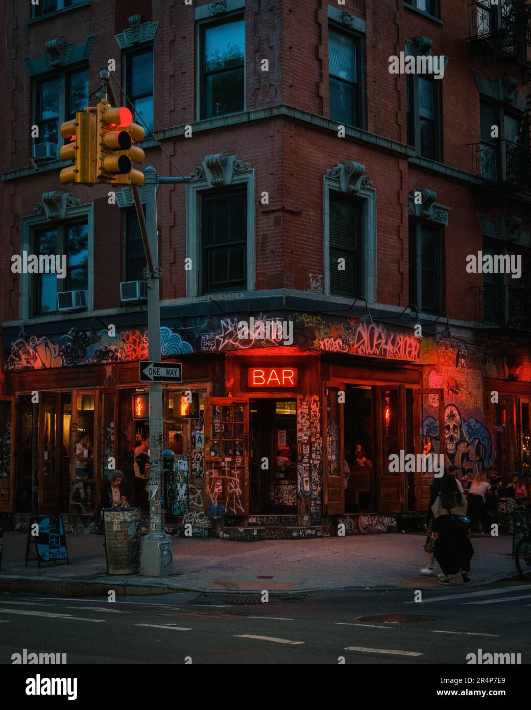 St marks place east village hi-res stock photography and images - Alamy