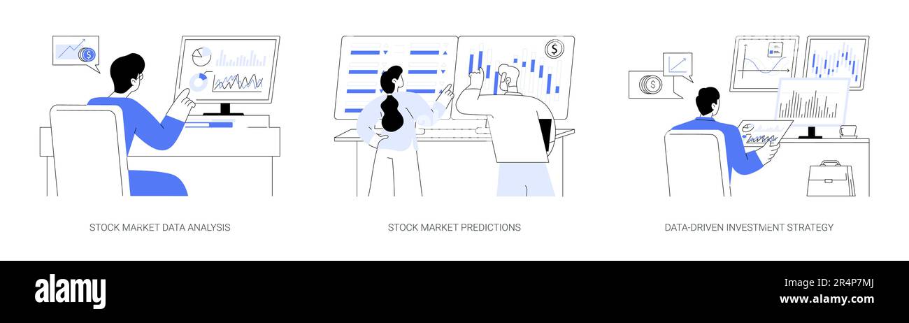 Stock exchange abstract concept vector illustrations Stock Vector Image ...