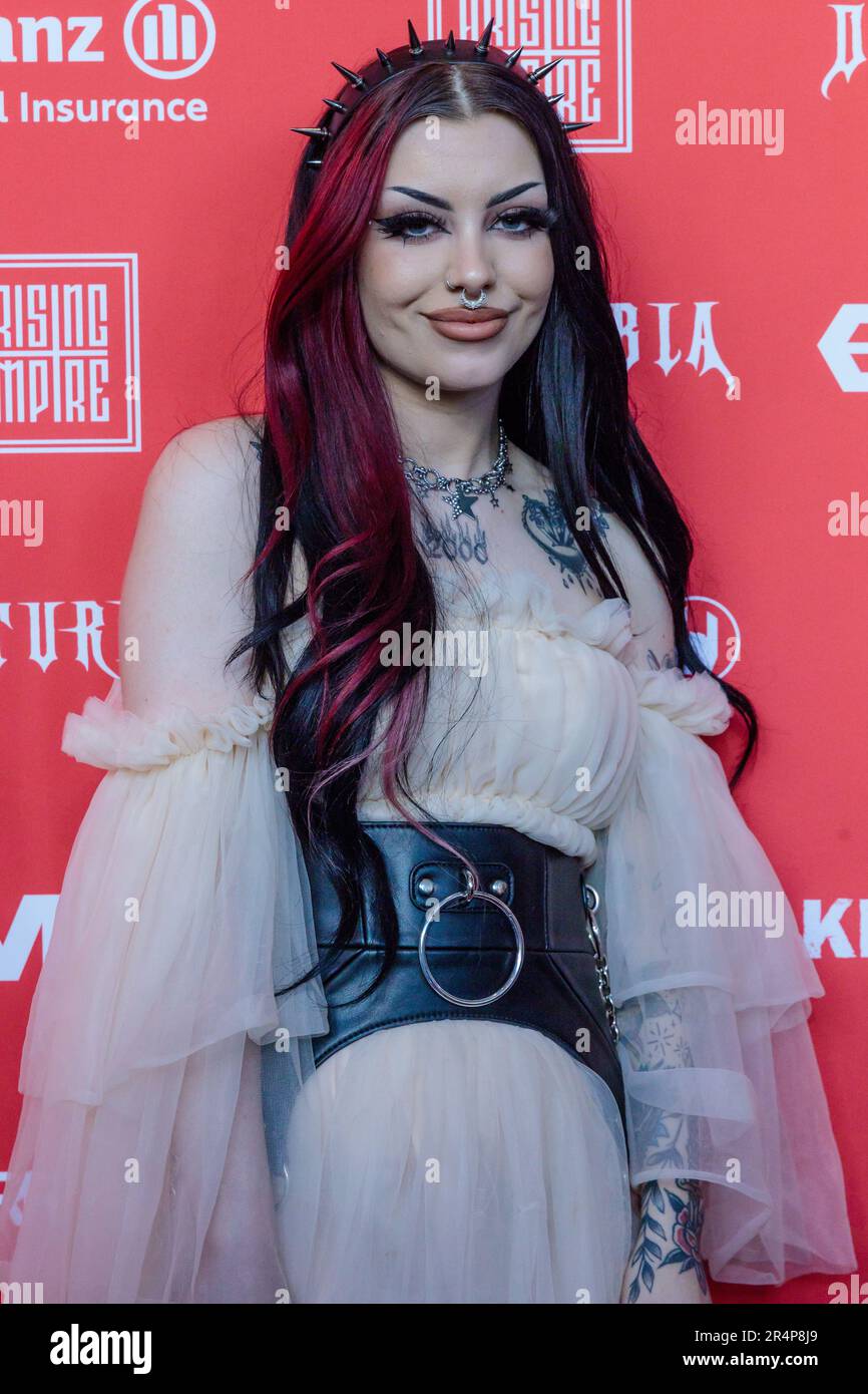 Kyra Robinson arriving at the OVO Arena Wembley for the Heavy Music ...