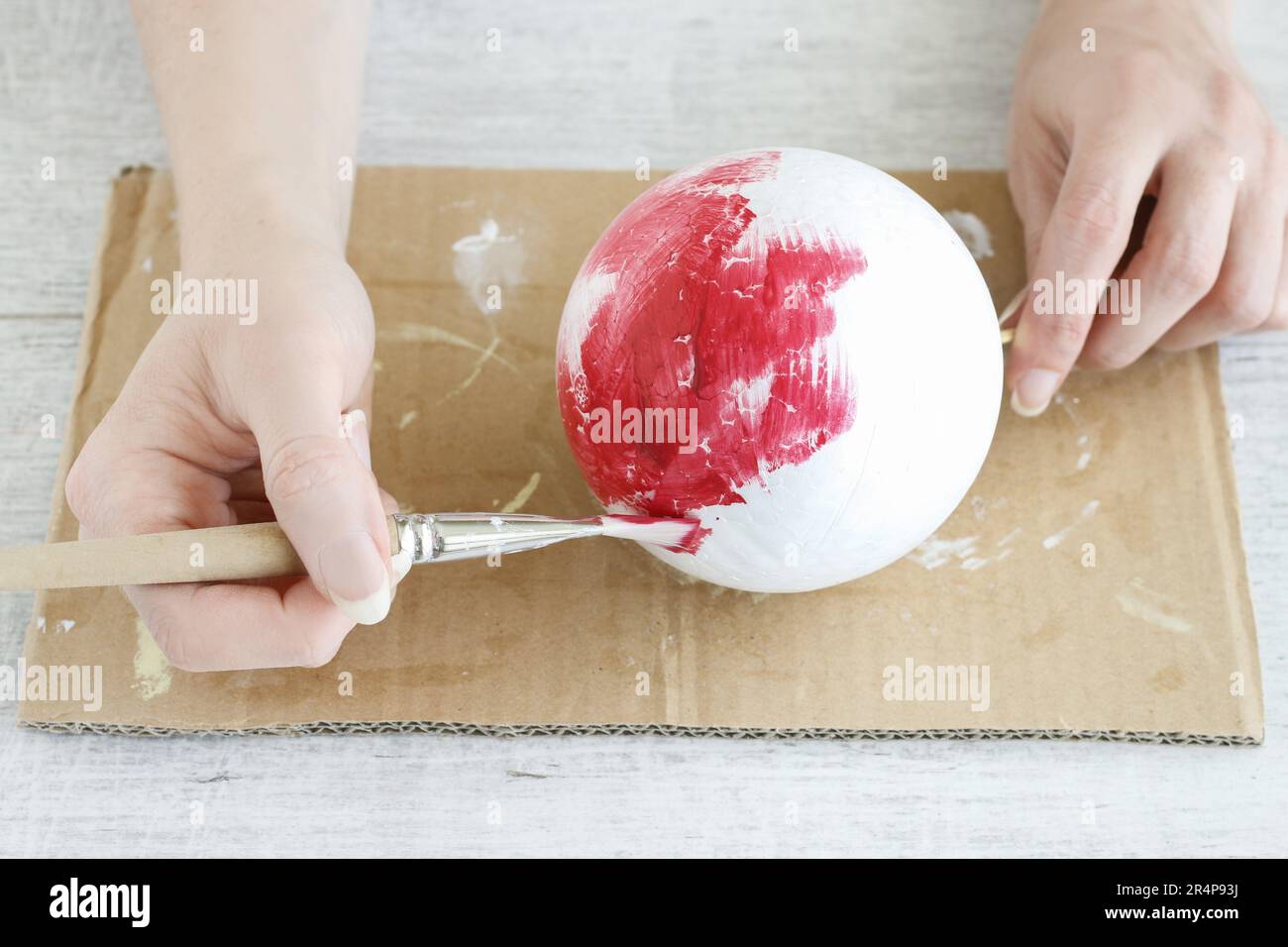 Styrofoam ball on white hi-res stock photography and images - Alamy
