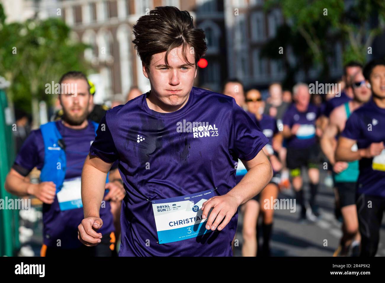 Denmarks Prince Christian participates in the 10km Royal Run event in ...