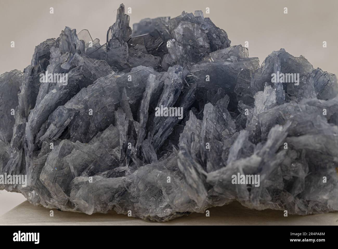 mineral sample of barite on a light background Stock Photo - Alamy