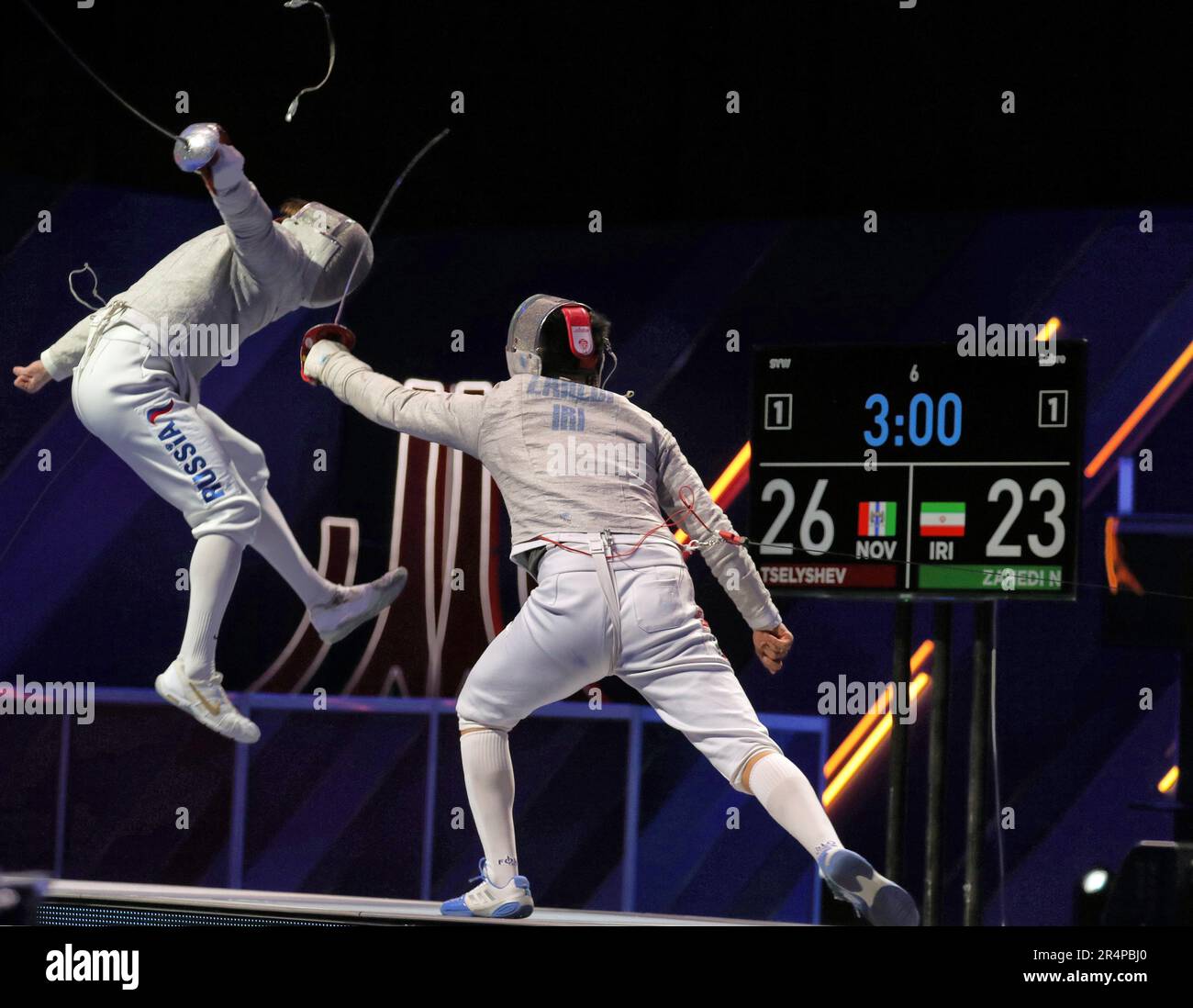 Moscow, Russia. 28th May, 2023. International competition "Moscow Saber" in memory of Mikhail ...