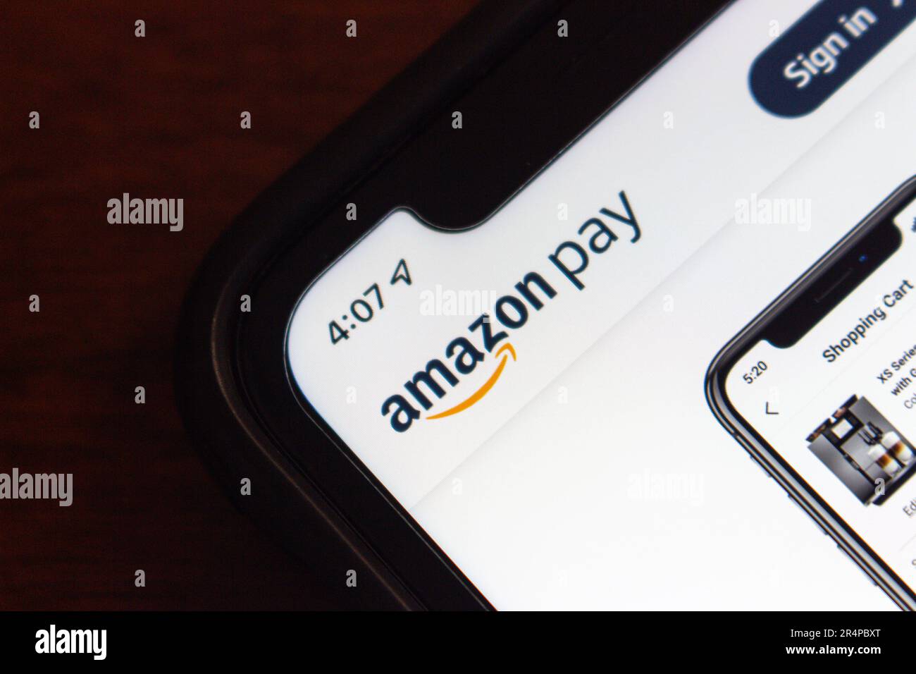 Amazon com logo screen hi-res stock photography and images - Alamy