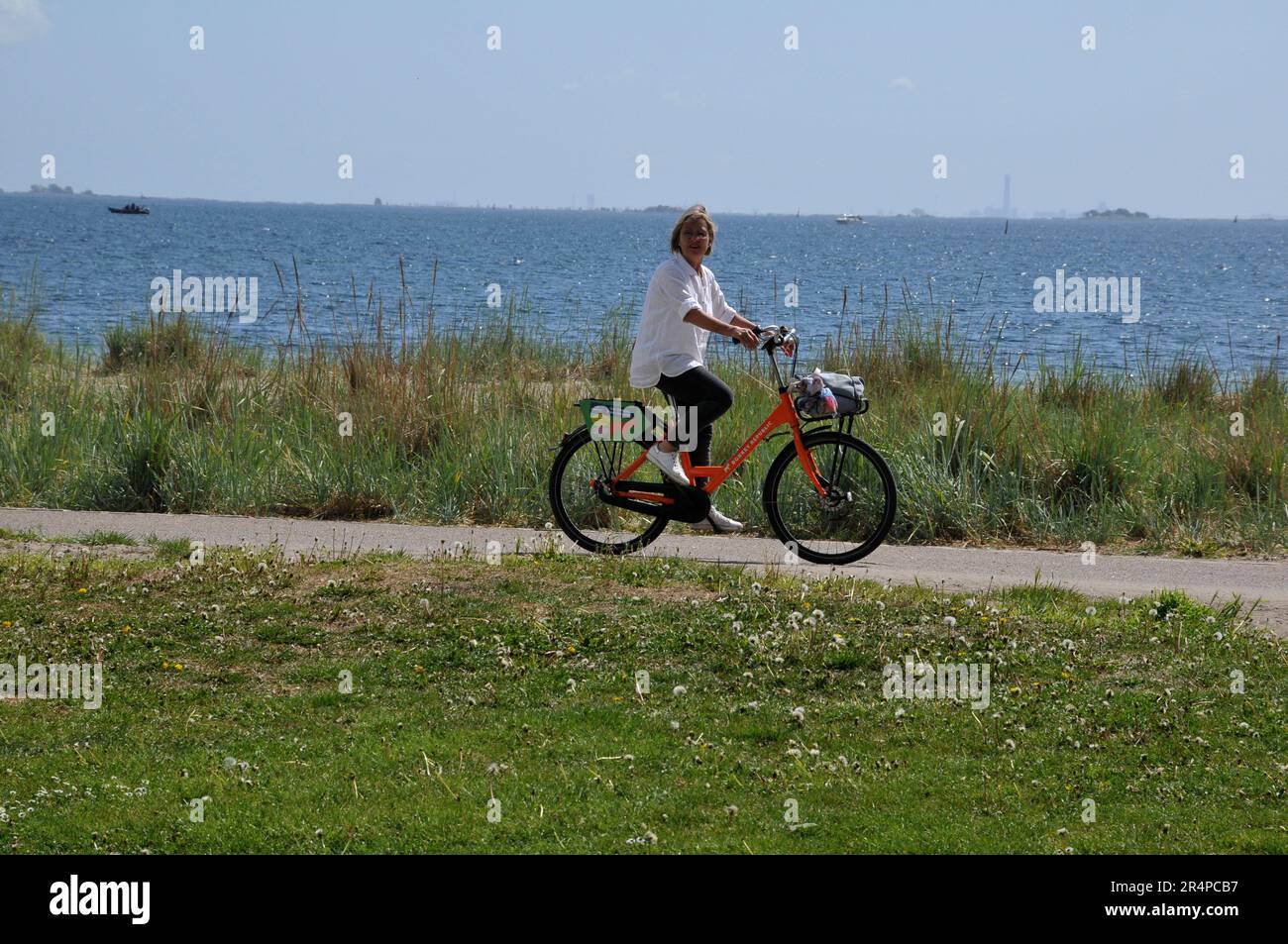 29 May 2023/Beach visitor enjoy summer day at Amamger strand park beach ...