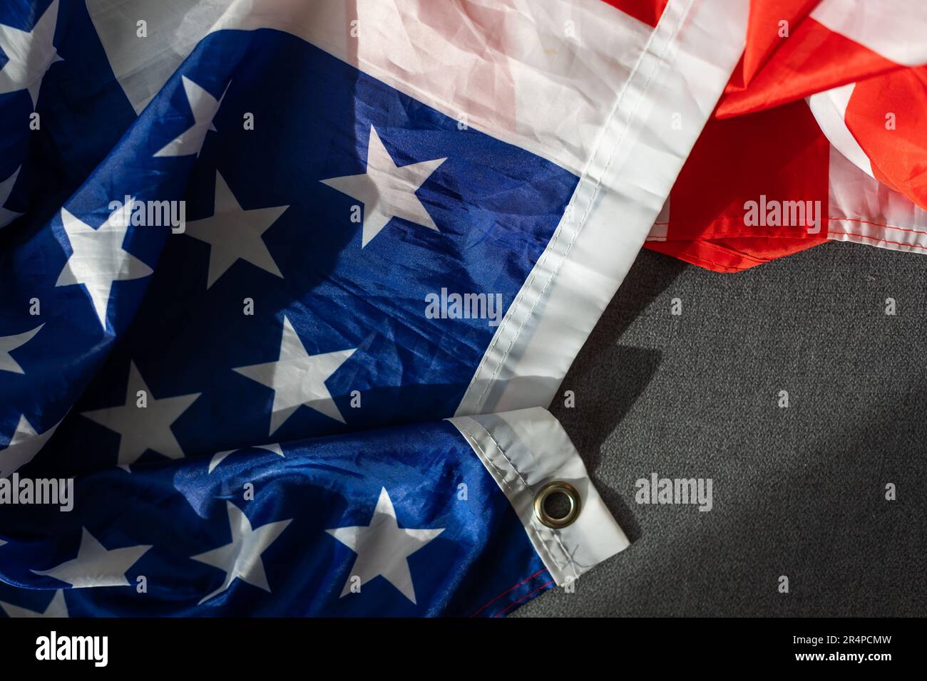 American flag for Memorial Day or 4th of July Stock Photo - Alamy