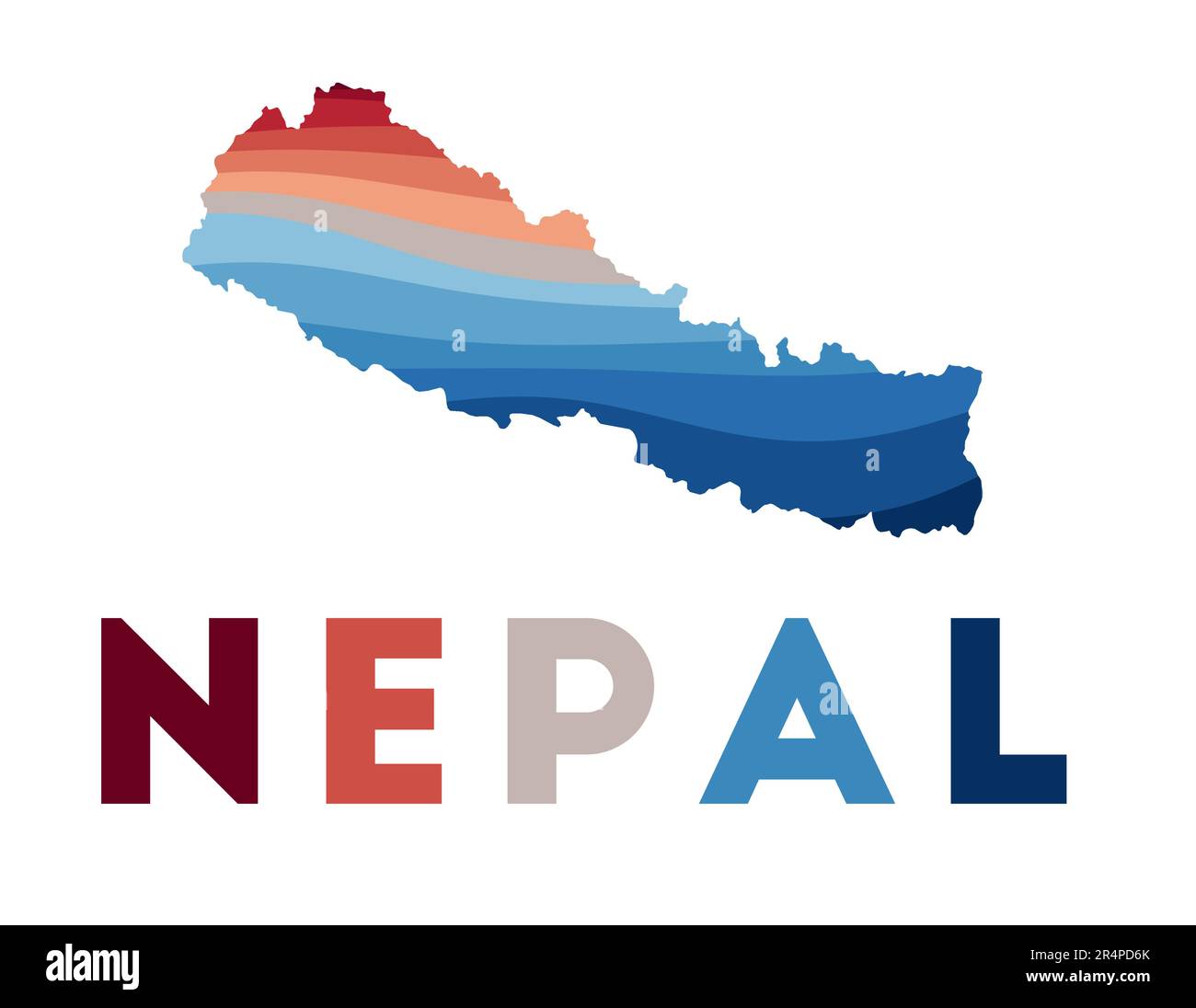 Nepal in landscape Cut Out Stock Images & Pictures - Alamy