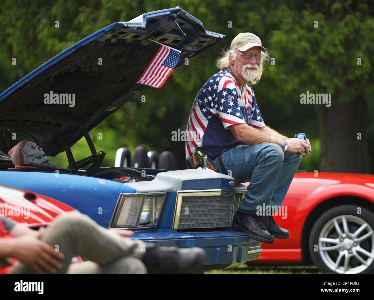 John Wolff of Johnstown, Pa., sits on his 1978 Chevrolet Monte Carlo at ...