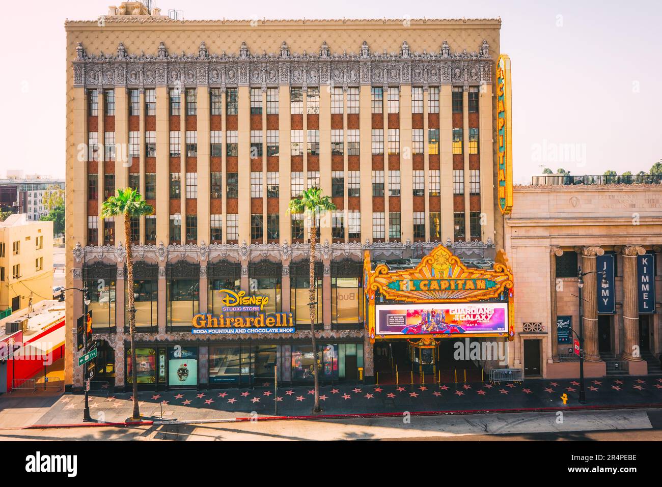Los Angeles, California, USA - April 26, 2023. Ghirardelli chocolate ...