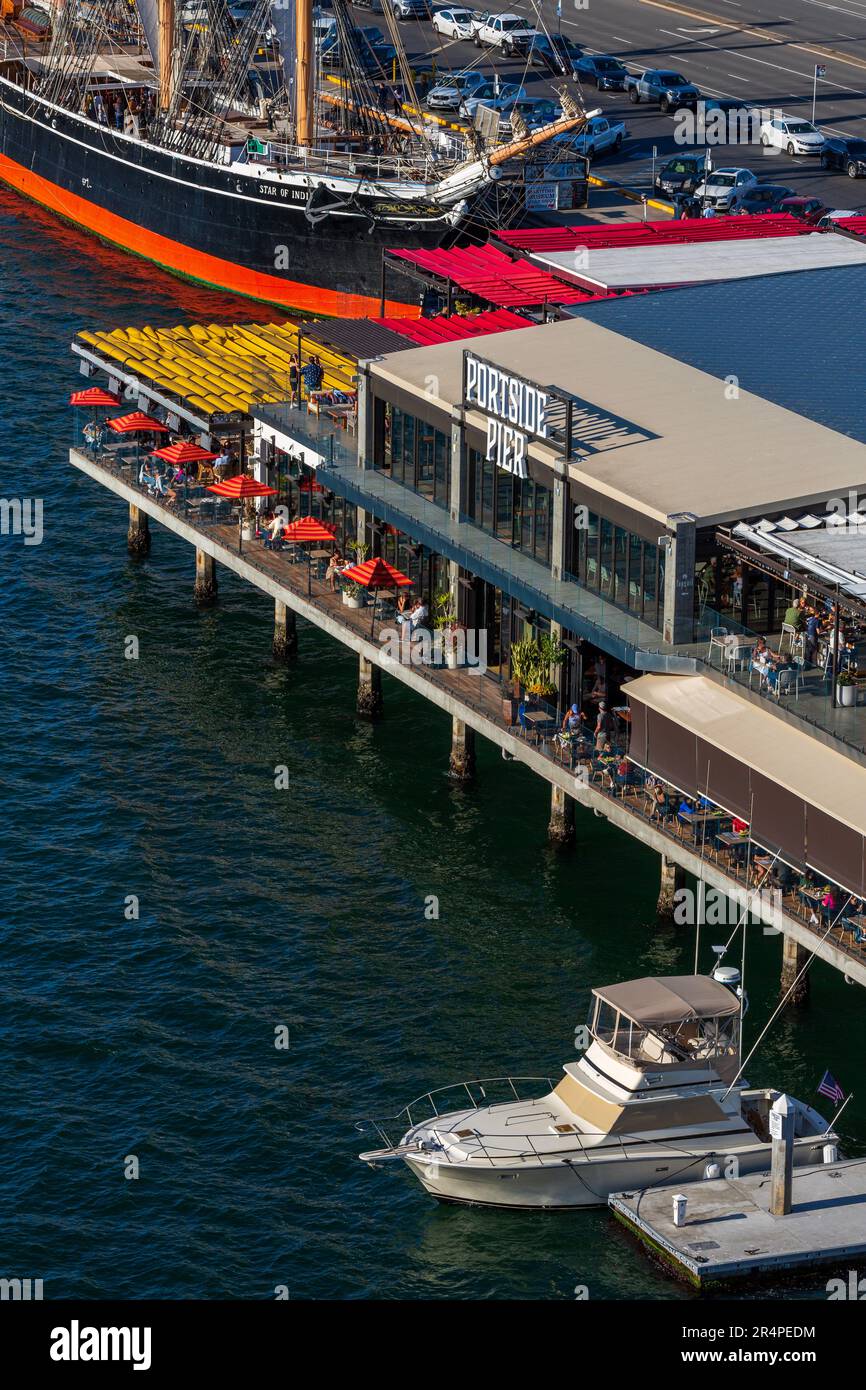 Star of India & Portside Pier Restaurant, Embarcadero, San Diego ...