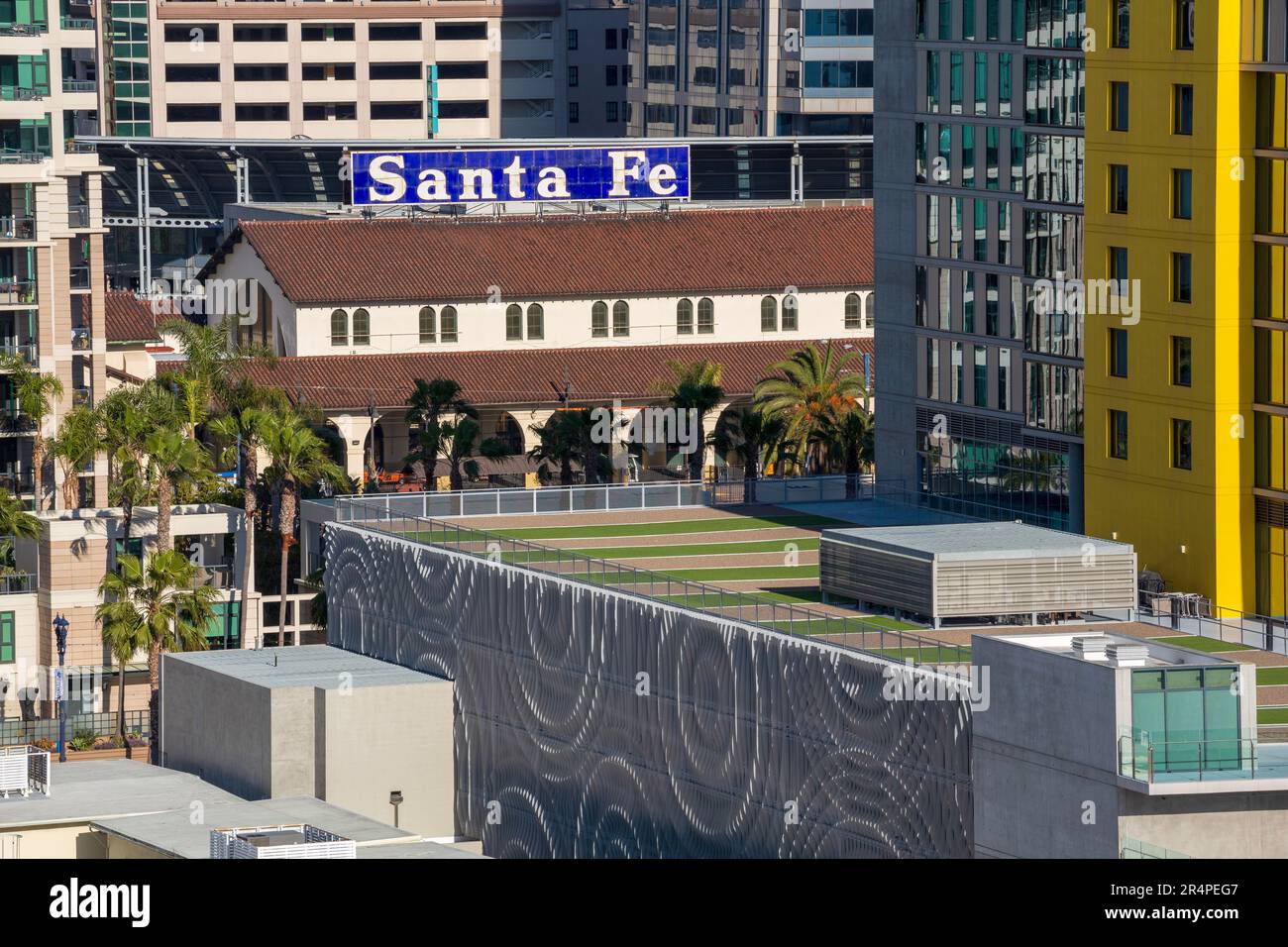 Santa Fe Railway Station, San Diego, California, USA Stock Photo - Alamy