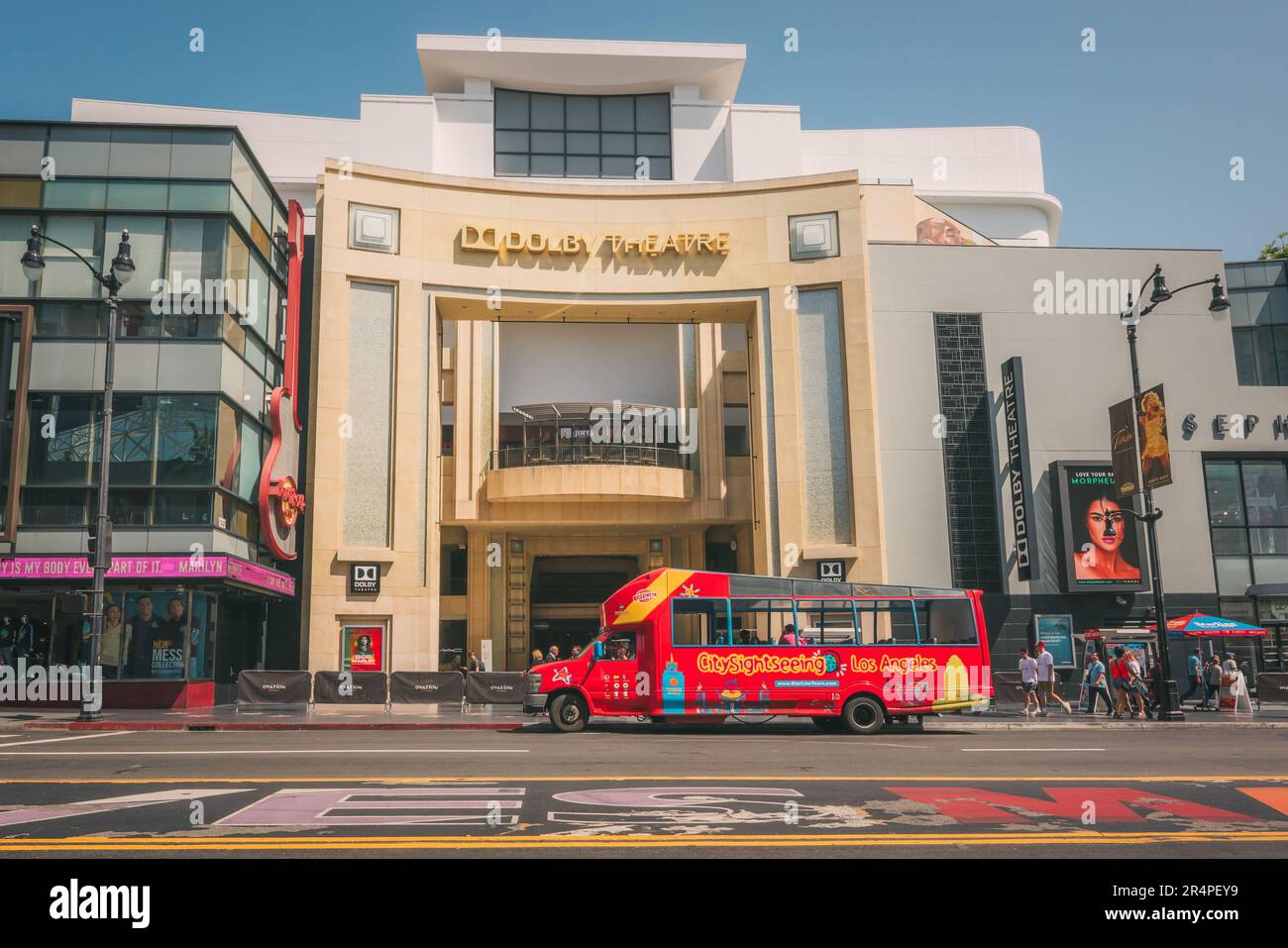 Hollywood, California, USA - April 26, 2023. The Dolby Theatre in the ...