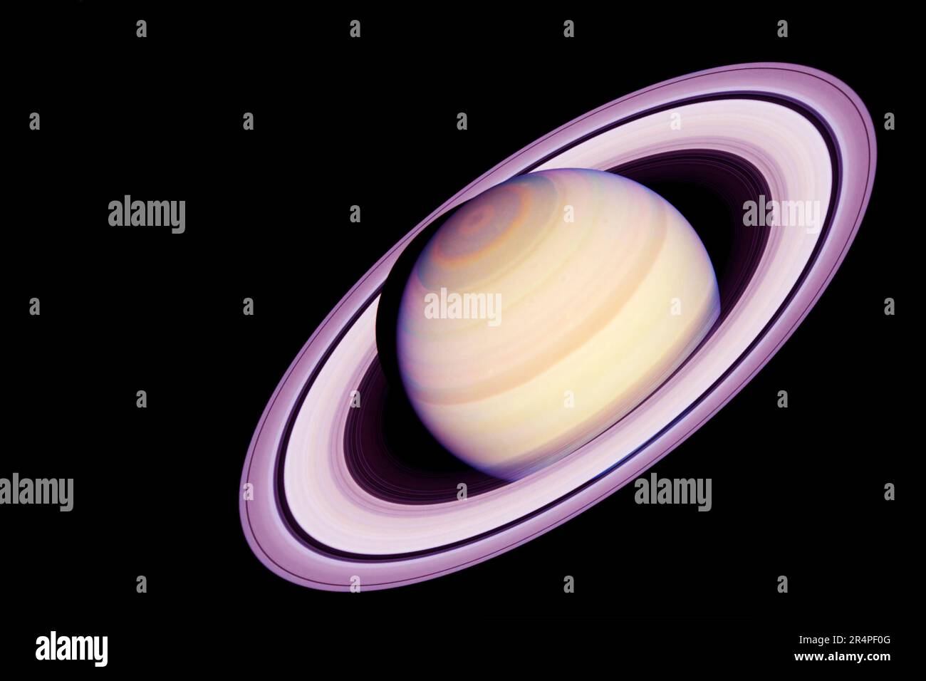The planet Saturn is in space. Elements of this image furnished NASA ...