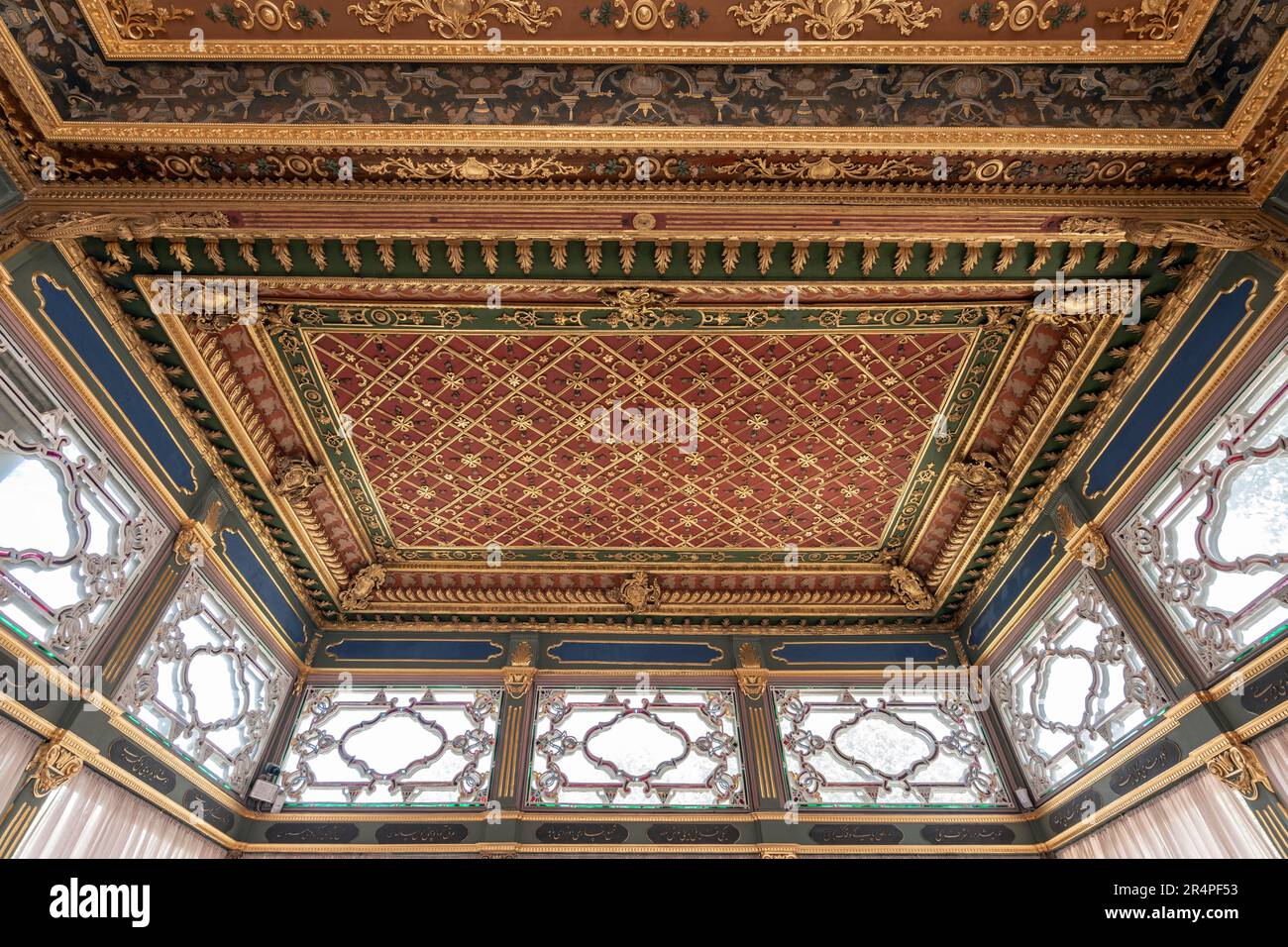 Interior of The Terrace Kiosk( Sofa Kiosk), Topkapi Palace, Istanbul ...
