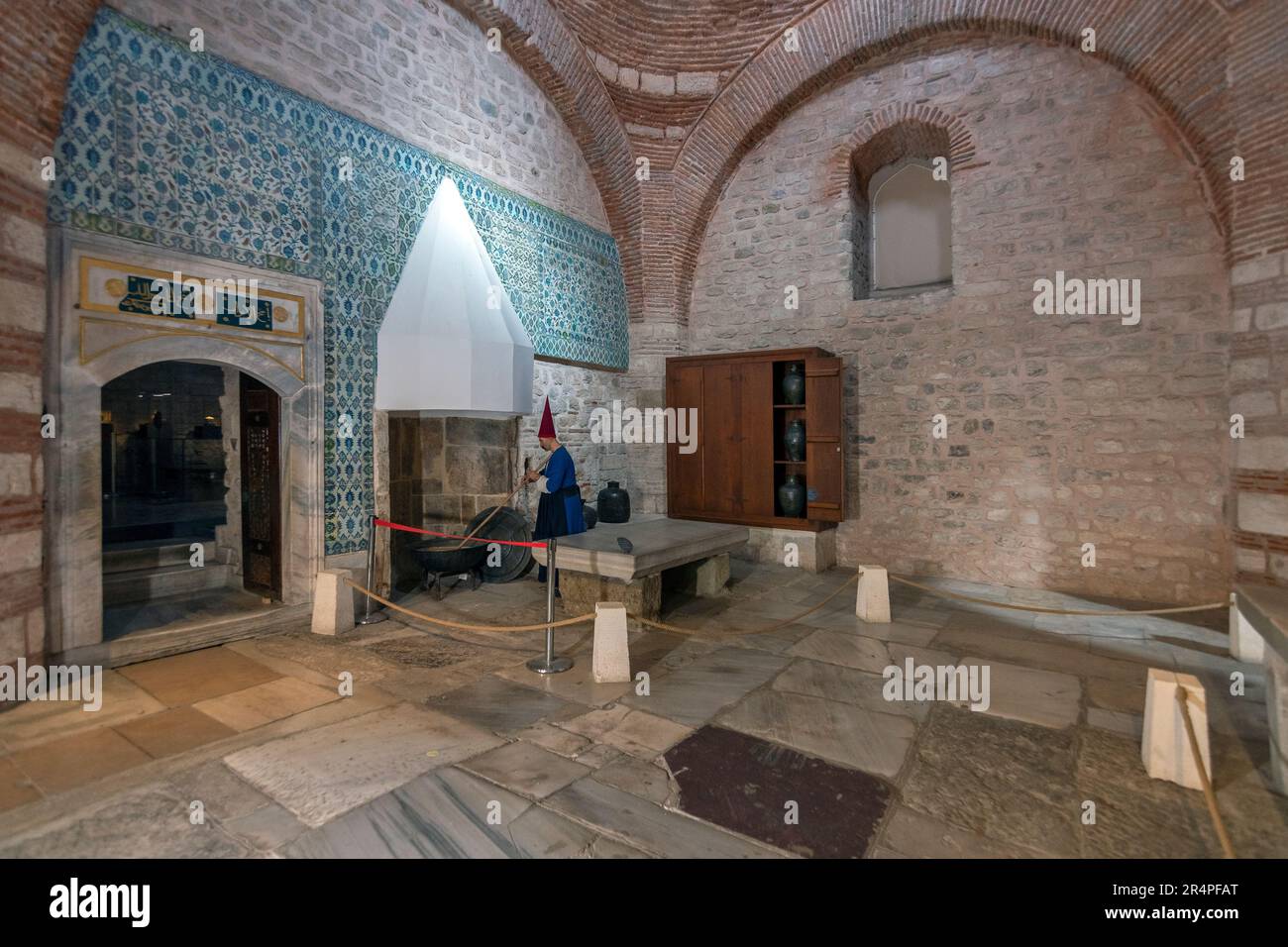 The palace kitchens sections in Topkapi Palace, Istanbul, Turkey Stock ...
