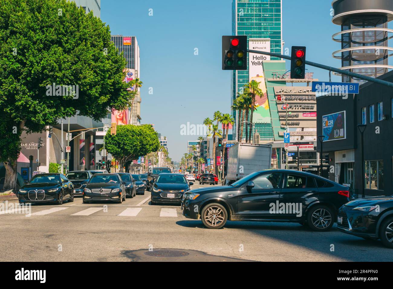 Bulevar Sunset Hollywood California 8590 W Sunset Blvd, West