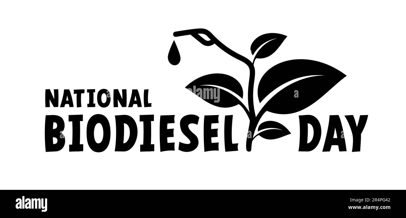 National biodiesel day. For Cartoon green bio, eco, gasoline. Gas pump ...