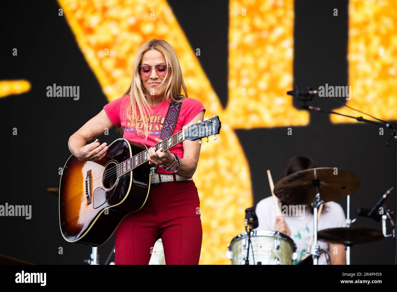 Napa, USA. 28th May, 2023. Sheryl Crow performs on Day 3 of BottleRock ...