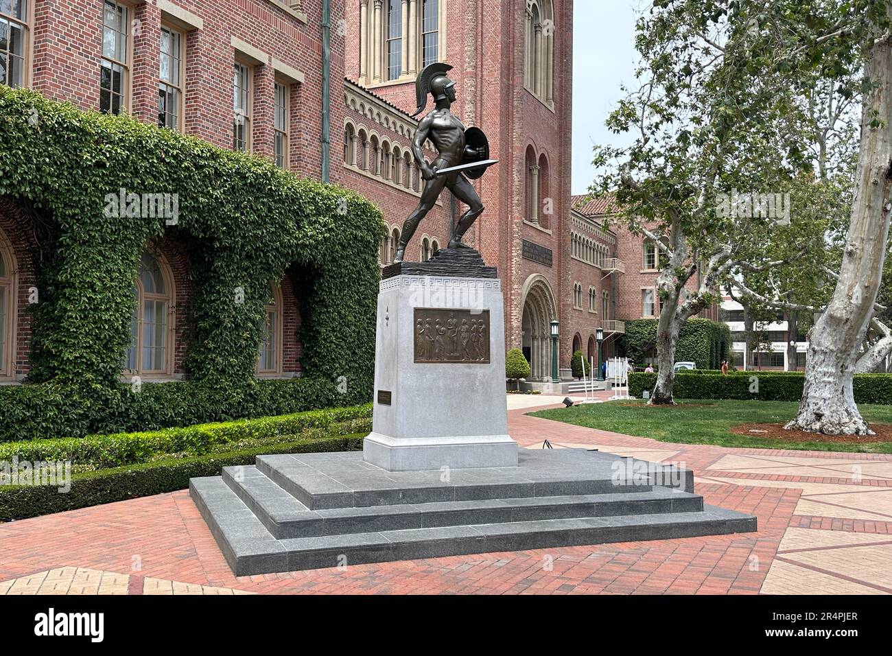 The University of Southern California Trojans mascot Tommy Trojans ...