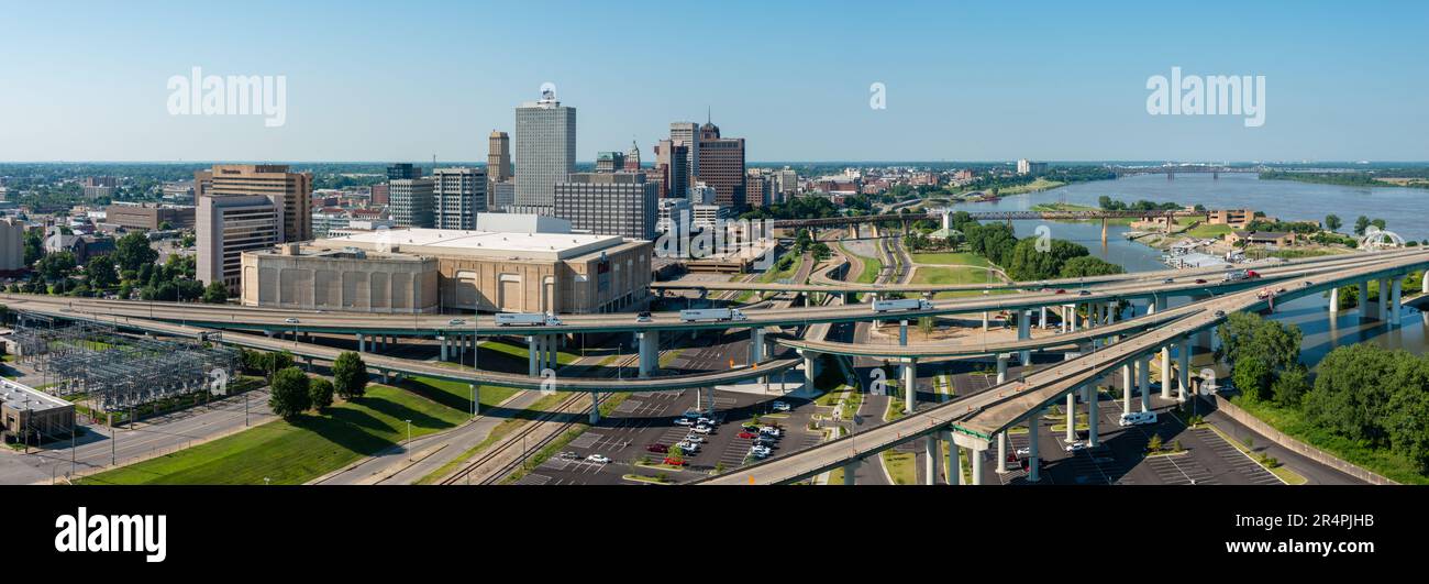 American downtown panoramic hi-res stock photography and images - Alamy