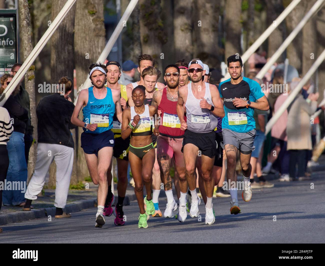 Royal run 2023 10K route in Copenhagen Stock Photo - Alamy