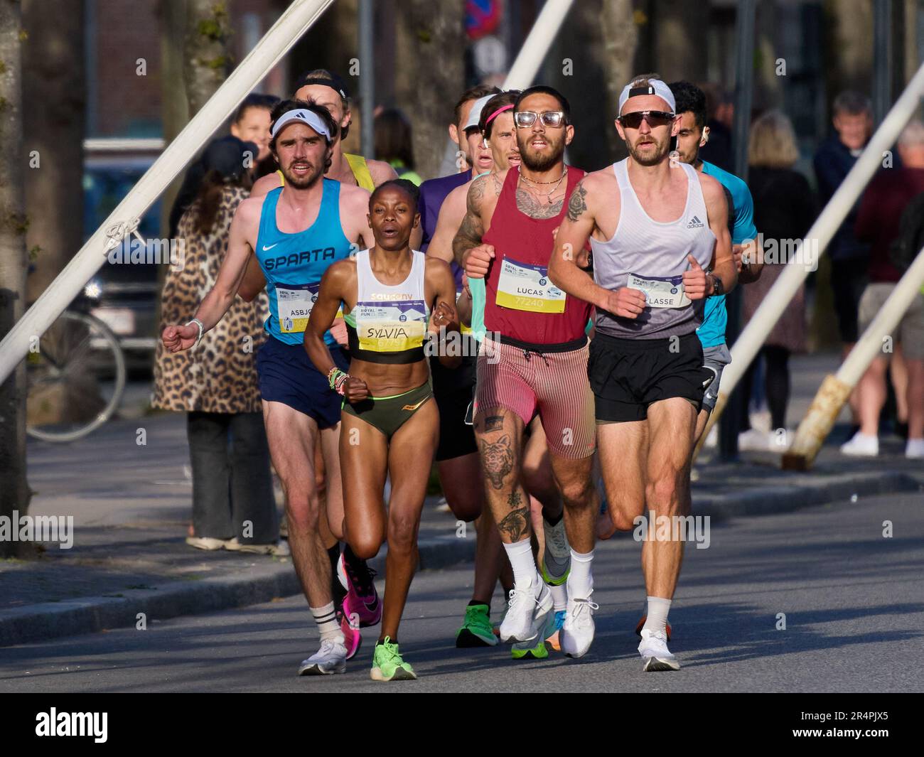 Royal run 2023 10K route in Copenhagen Stock Photo - Alamy