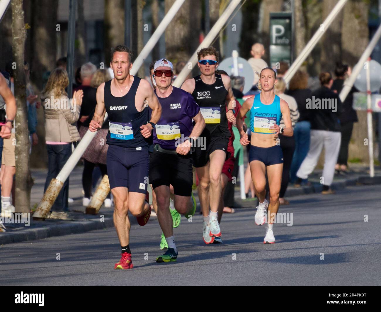 Royal run 2023 10K route in Copenhagen Stock Photo - Alamy