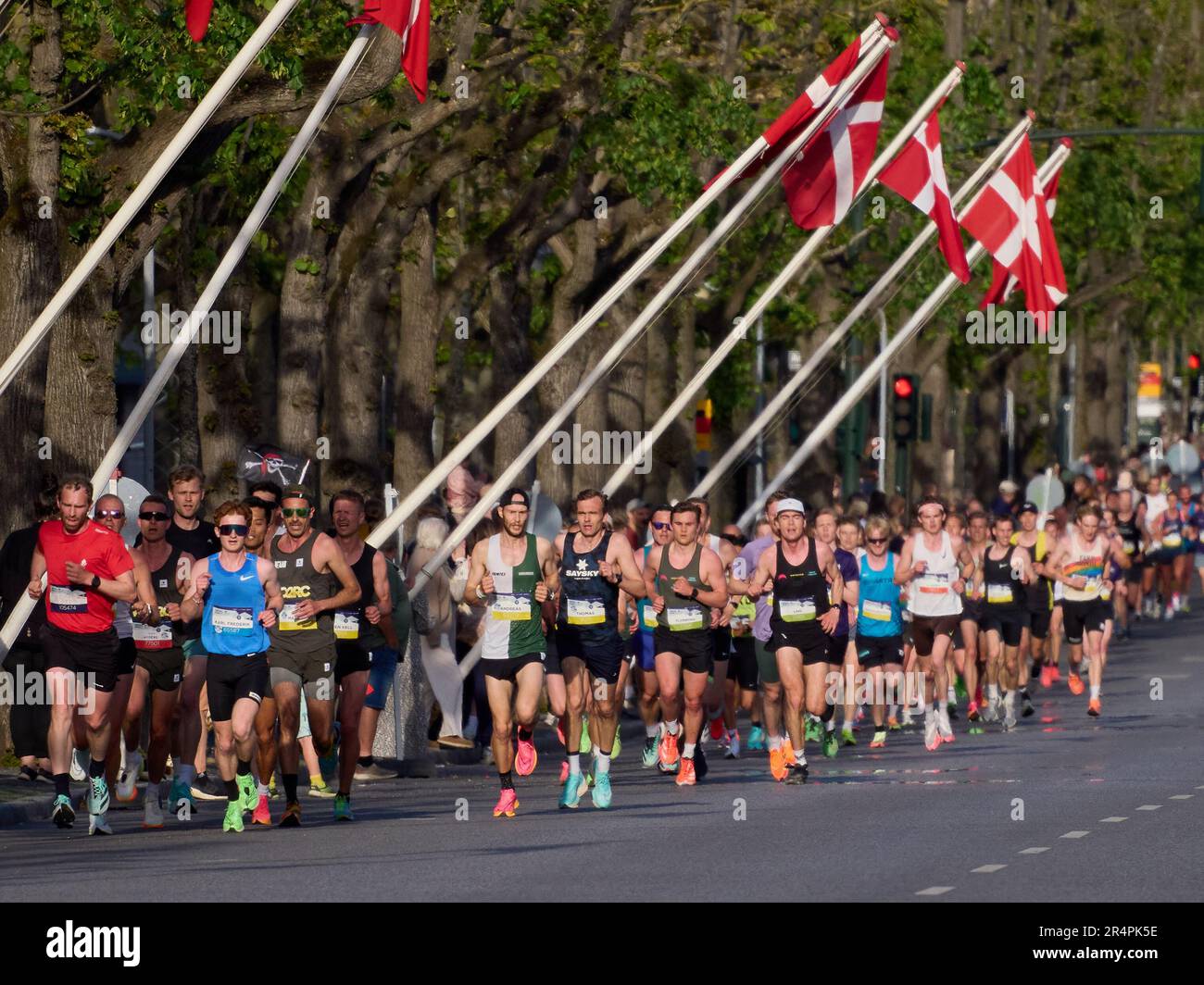 Royal run 2023 10K route in Copenhagen Stock Photo - Alamy