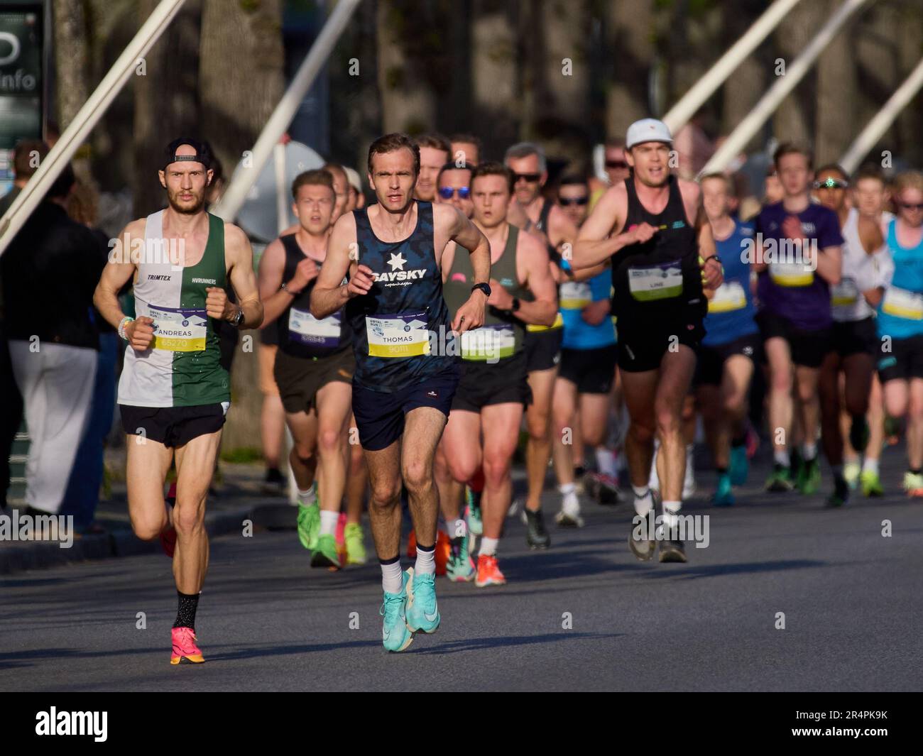 Royal run 2023 10K route in Copenhagen Stock Photo - Alamy