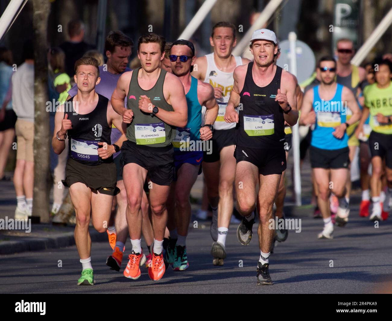 Royal run 2023 10K route in Copenhagen Stock Photo - Alamy