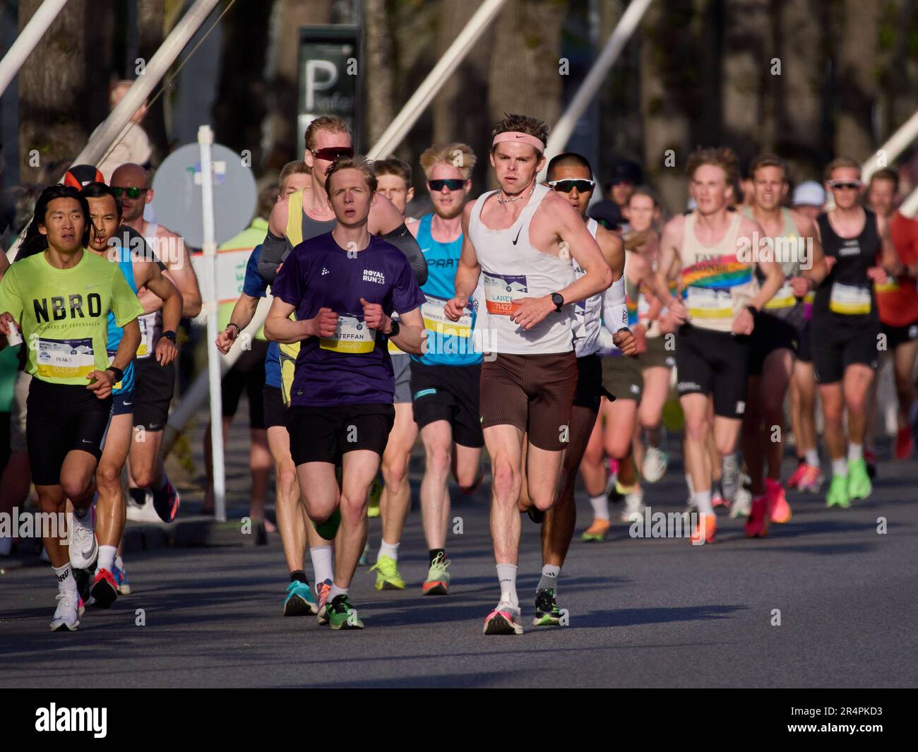 Royal run 2023 10K route in Copenhagen Stock Photo - Alamy