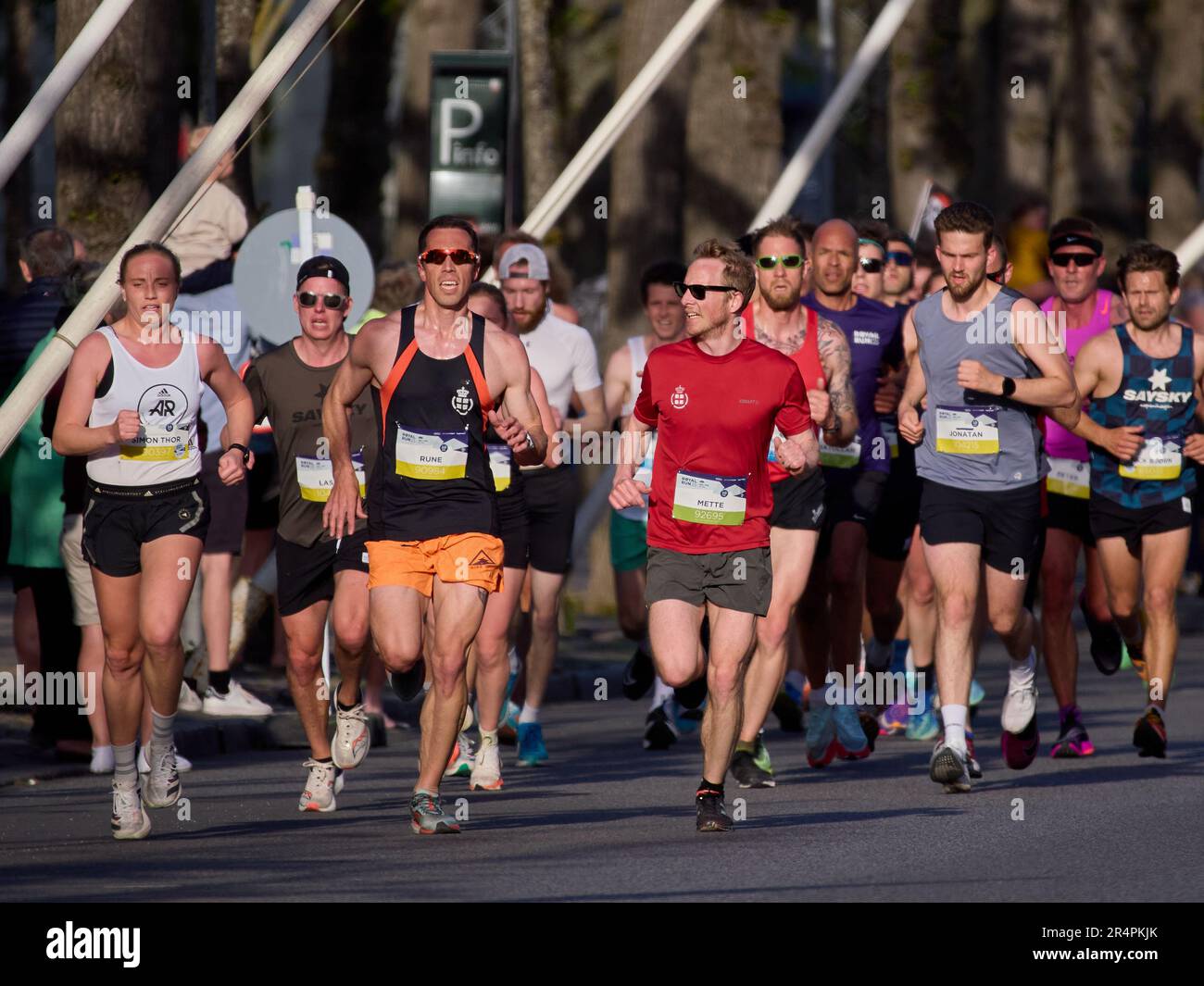 Royal run 2023 10K route in Copenhagen Stock Photo - Alamy