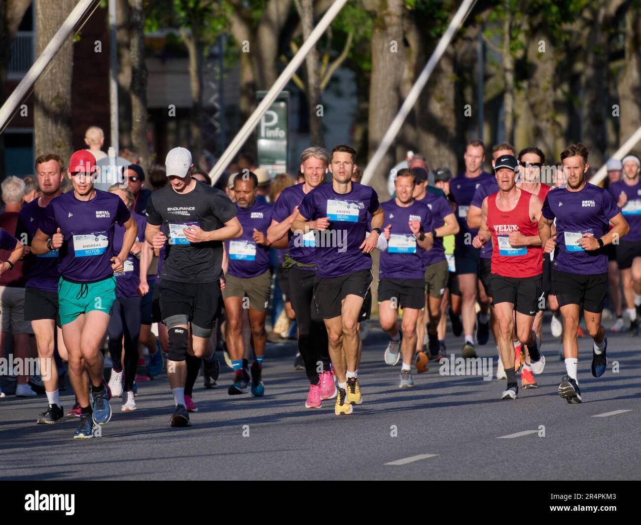 Royal run 2023 10K route in Copenhagen Stock Photo - Alamy