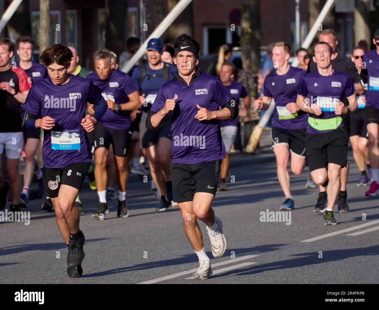 Royal run 2023 10K route in Copenhagen Stock Photo - Alamy