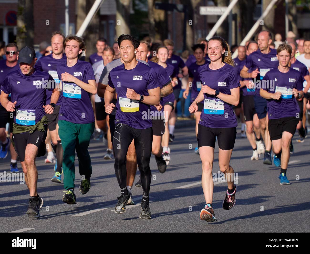 Royal run 2023 10K route in Copenhagen Stock Photo - Alamy