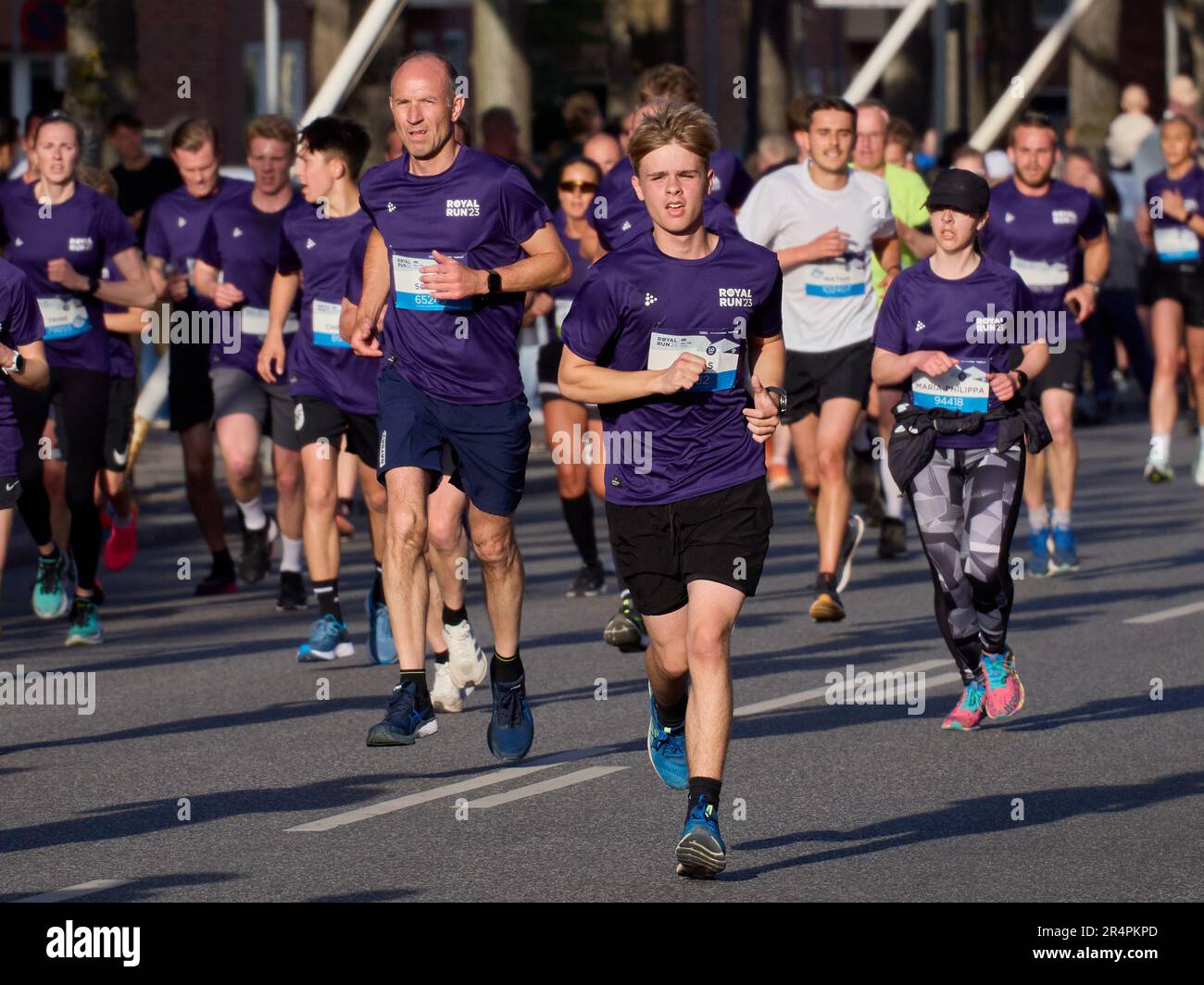 Royal run 2023 10K route in Copenhagen Stock Photo - Alamy