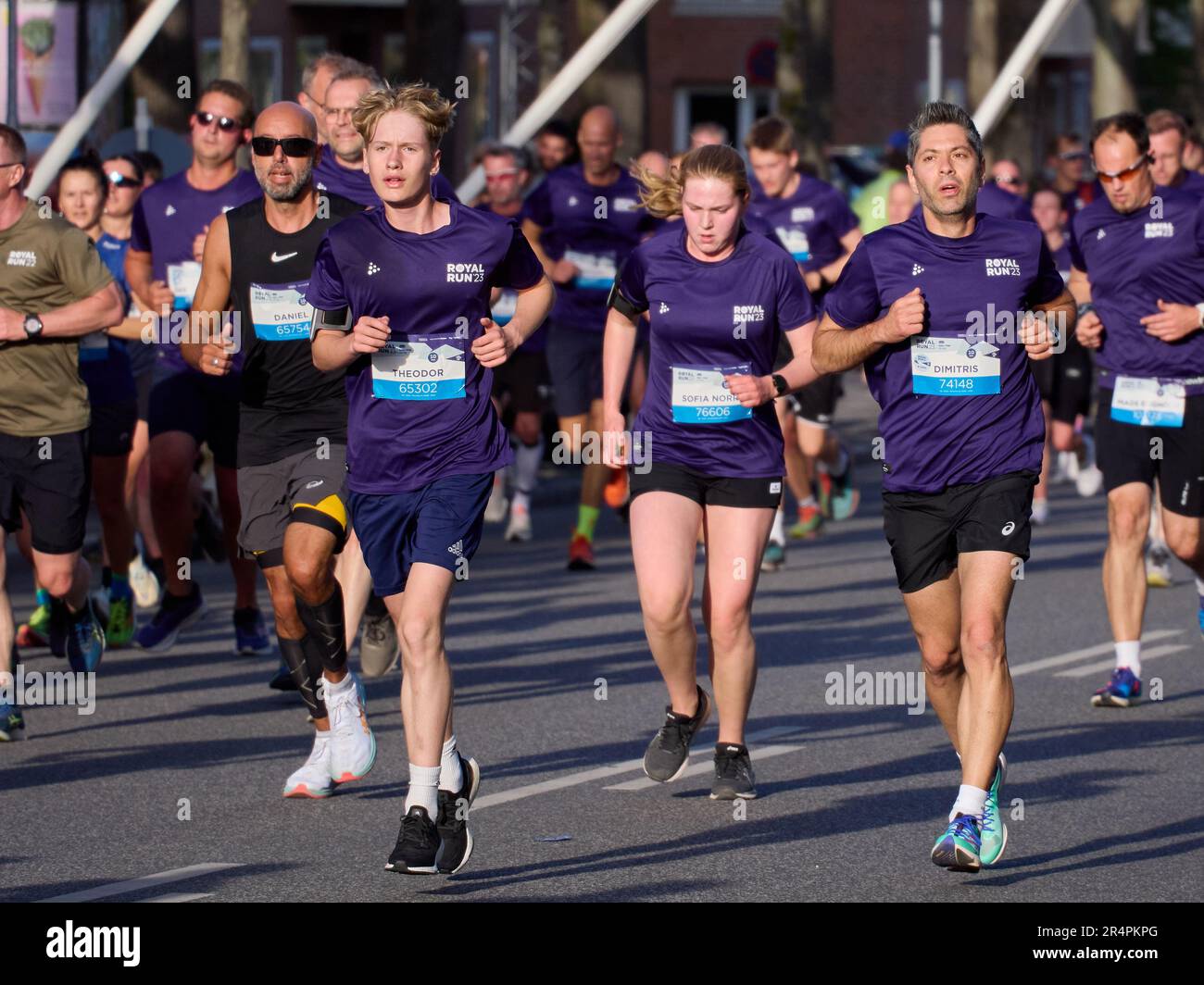 Royal run 2023 10K route in Copenhagen Stock Photo - Alamy