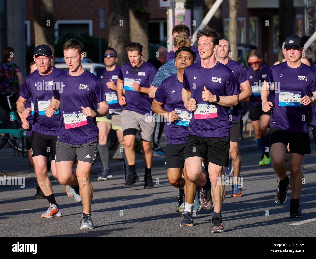 Royal run 2023 10K route in Copenhagen Stock Photo - Alamy