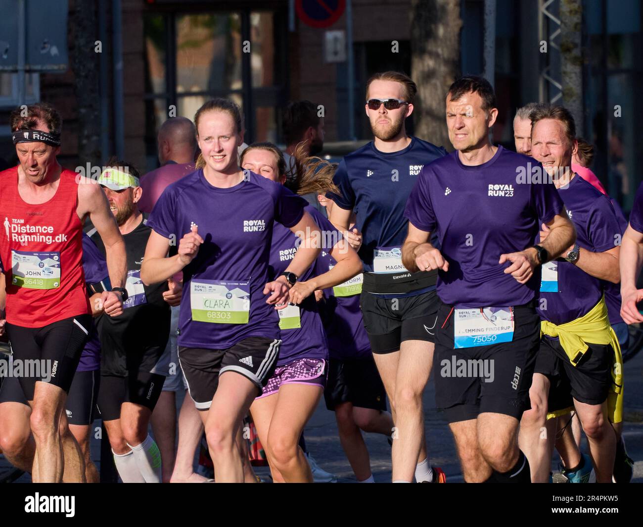 Royal run 2023 10K route in Copenhagen Stock Photo - Alamy