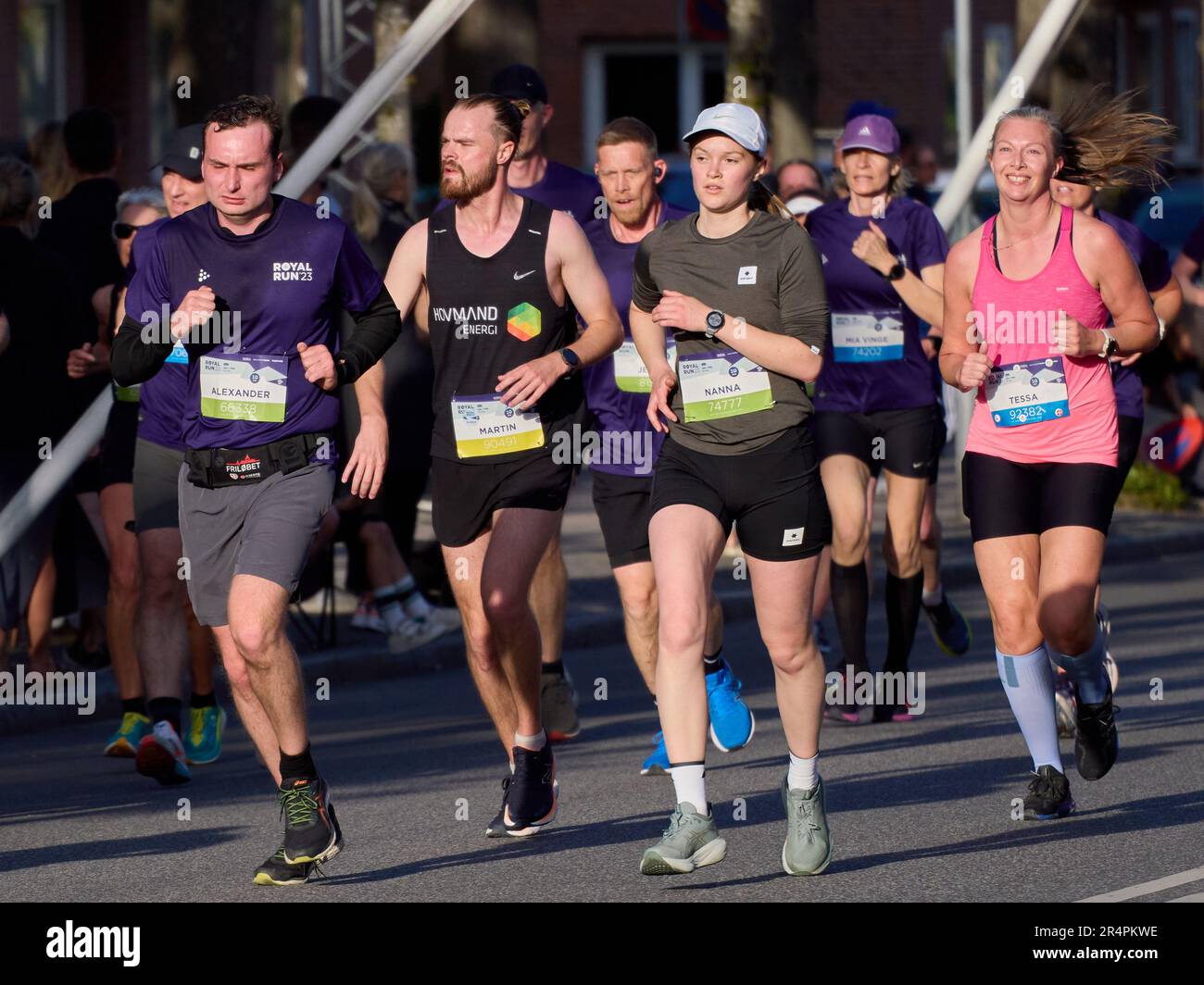 Royal run 2023 10K route in Copenhagen Stock Photo - Alamy
